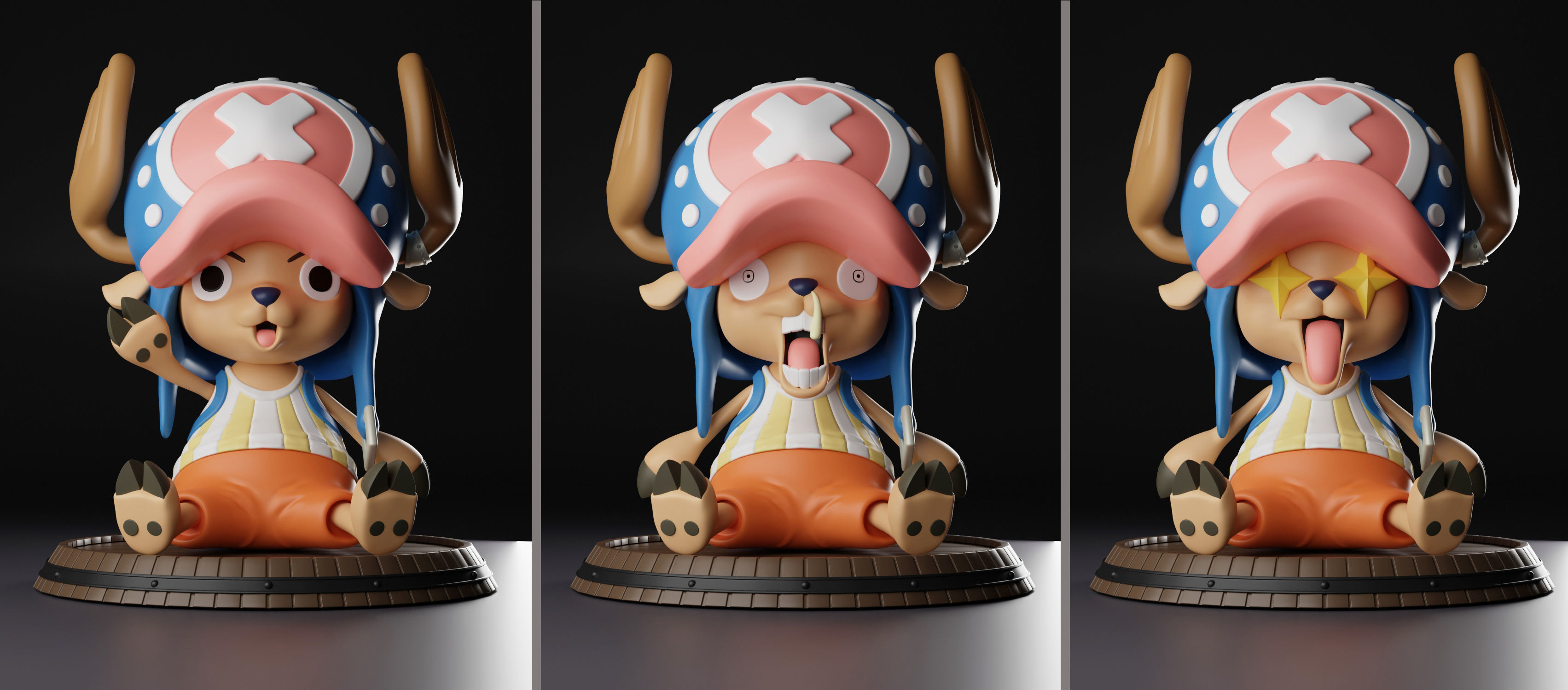 ONE PIECE TONY TONY CHOPPER 3D model 3D printable | CGTrader