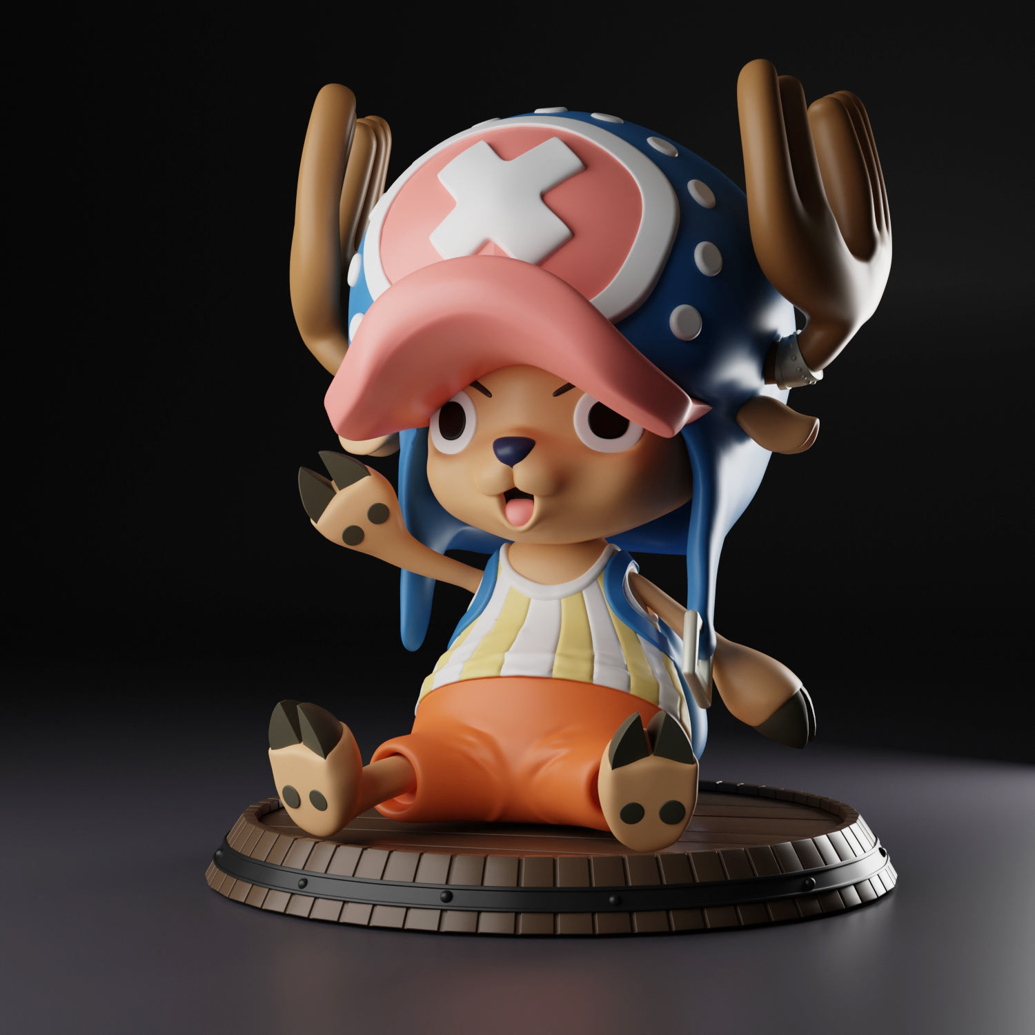 ONE PIECE TONY TONY CHOPPER 3D model 3D printable | CGTrader