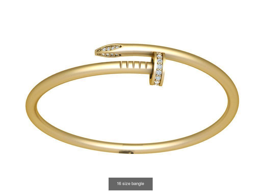 4 Sizes bangle 3D Model Collection 3D printable | CGTrader
