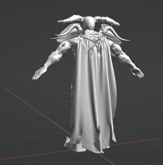 3D model PBR Demon Model for Games and Animation VR / AR / low-poly ...