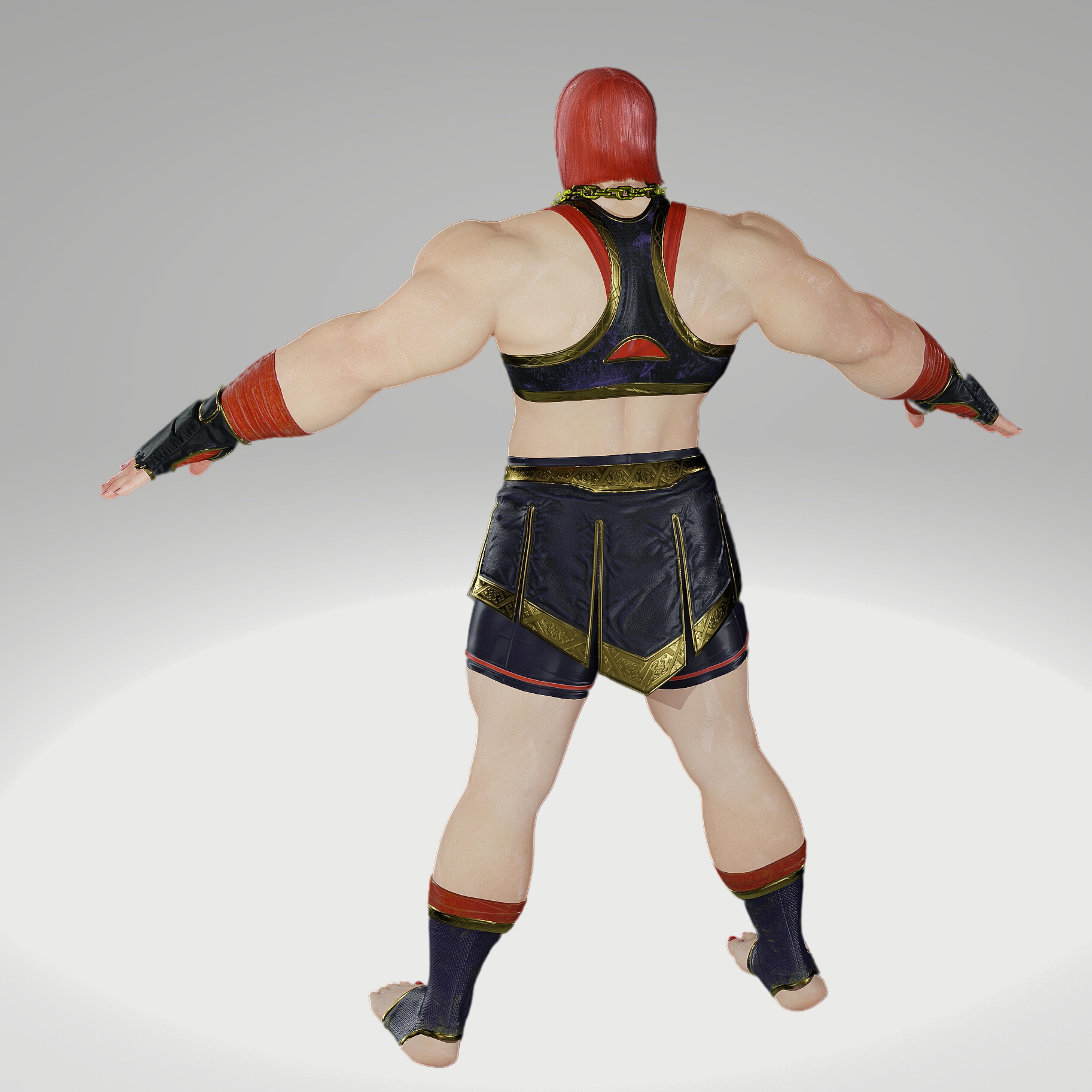 3D model Street Fighter VI - Marisa S1 VR / AR / low-poly | CGTrader