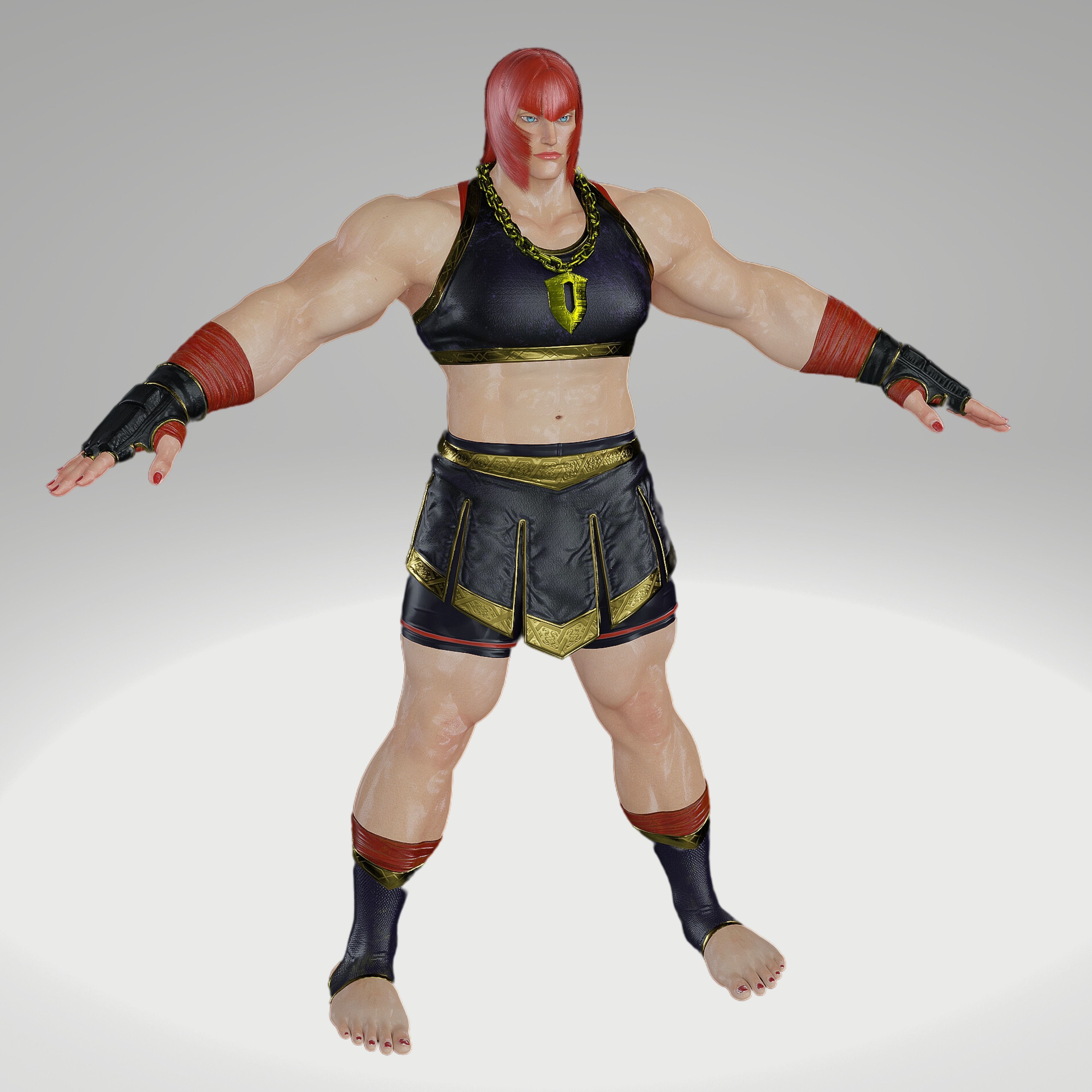 3D model Street Fighter VI - Marisa S1 VR / AR / low-poly | CGTrader