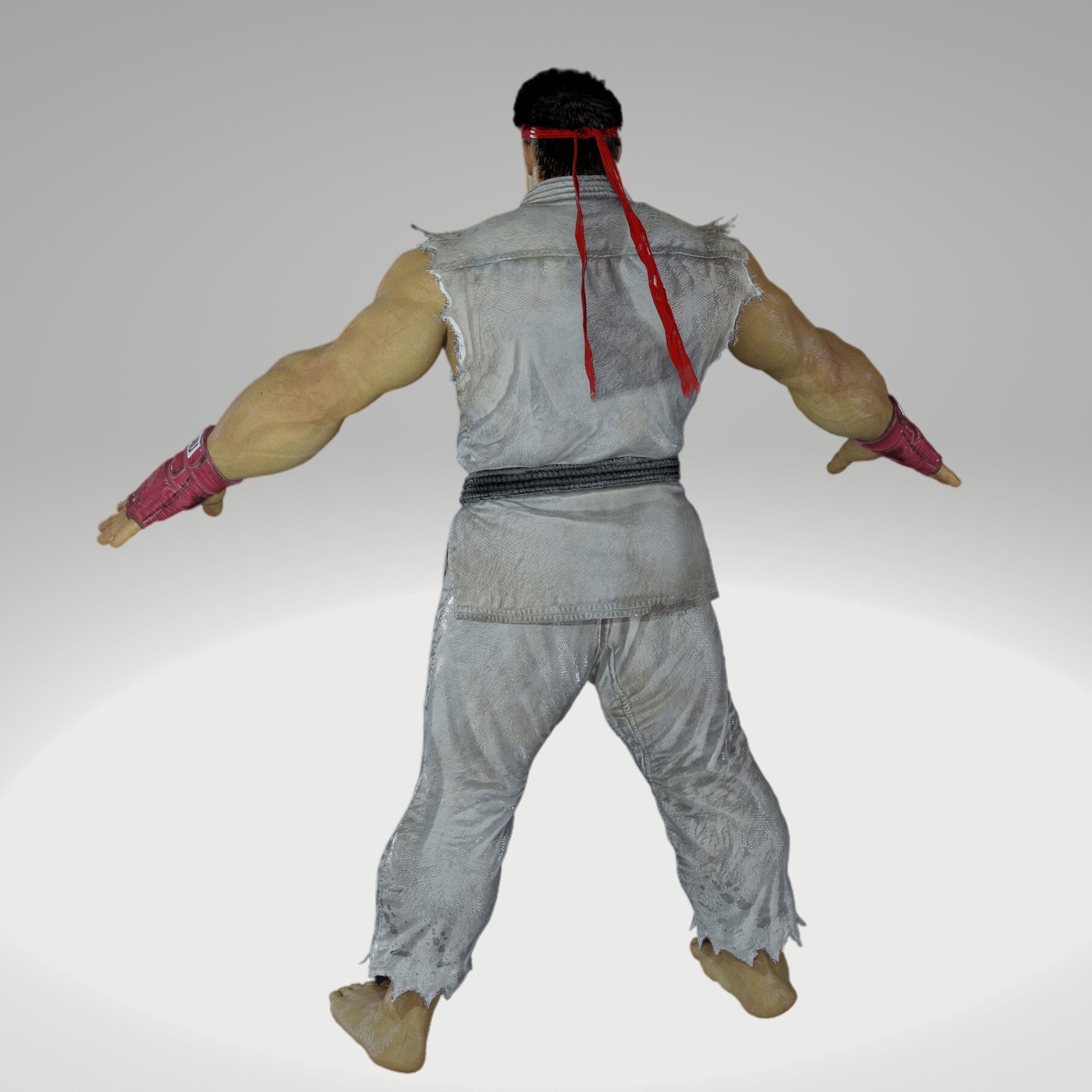 3D model Street Fighter VI - Ryu S2 VR / AR / low-poly | CGTrader