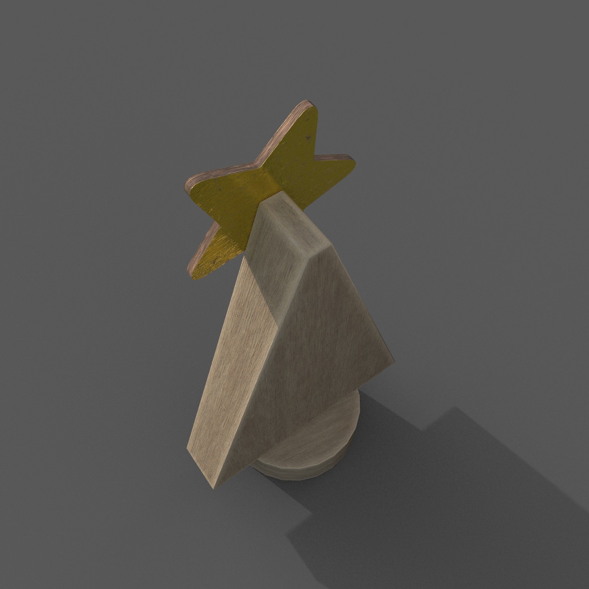3D model Christmas tree decor with stars VR / AR / low-poly | CGTrader