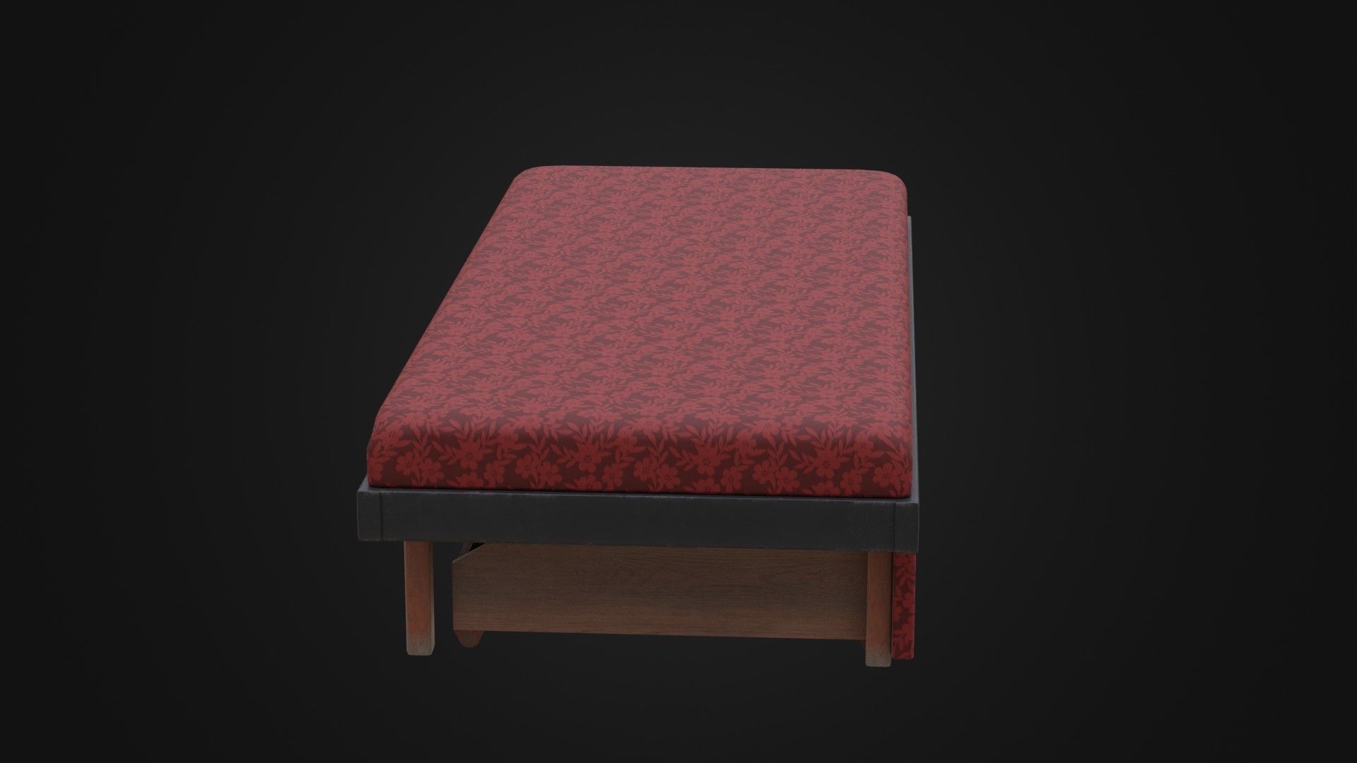 3D model Old worn soviet bed VR / AR / low-poly | CGTrader