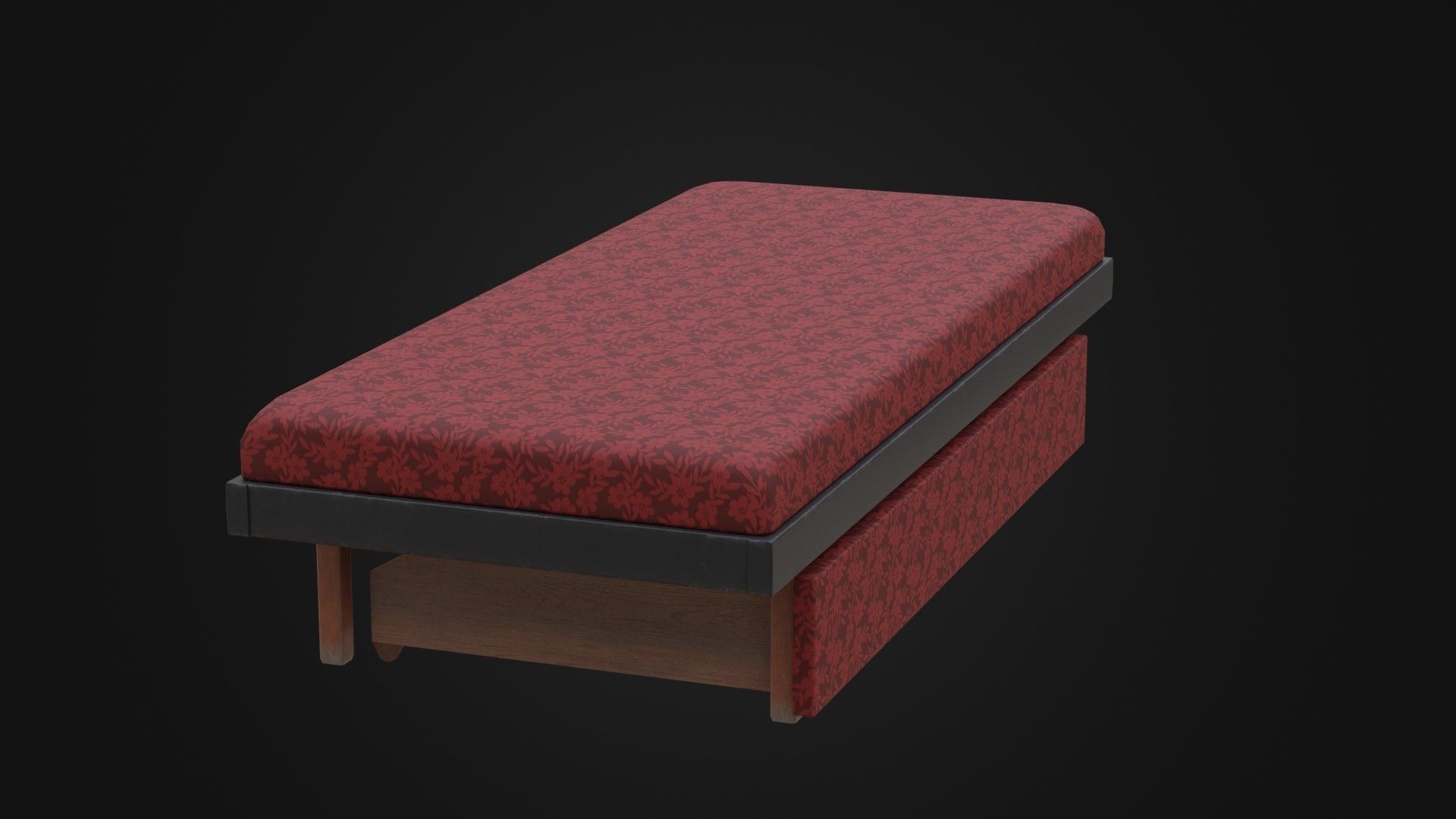 3D model Old worn soviet bed VR / AR / low-poly | CGTrader