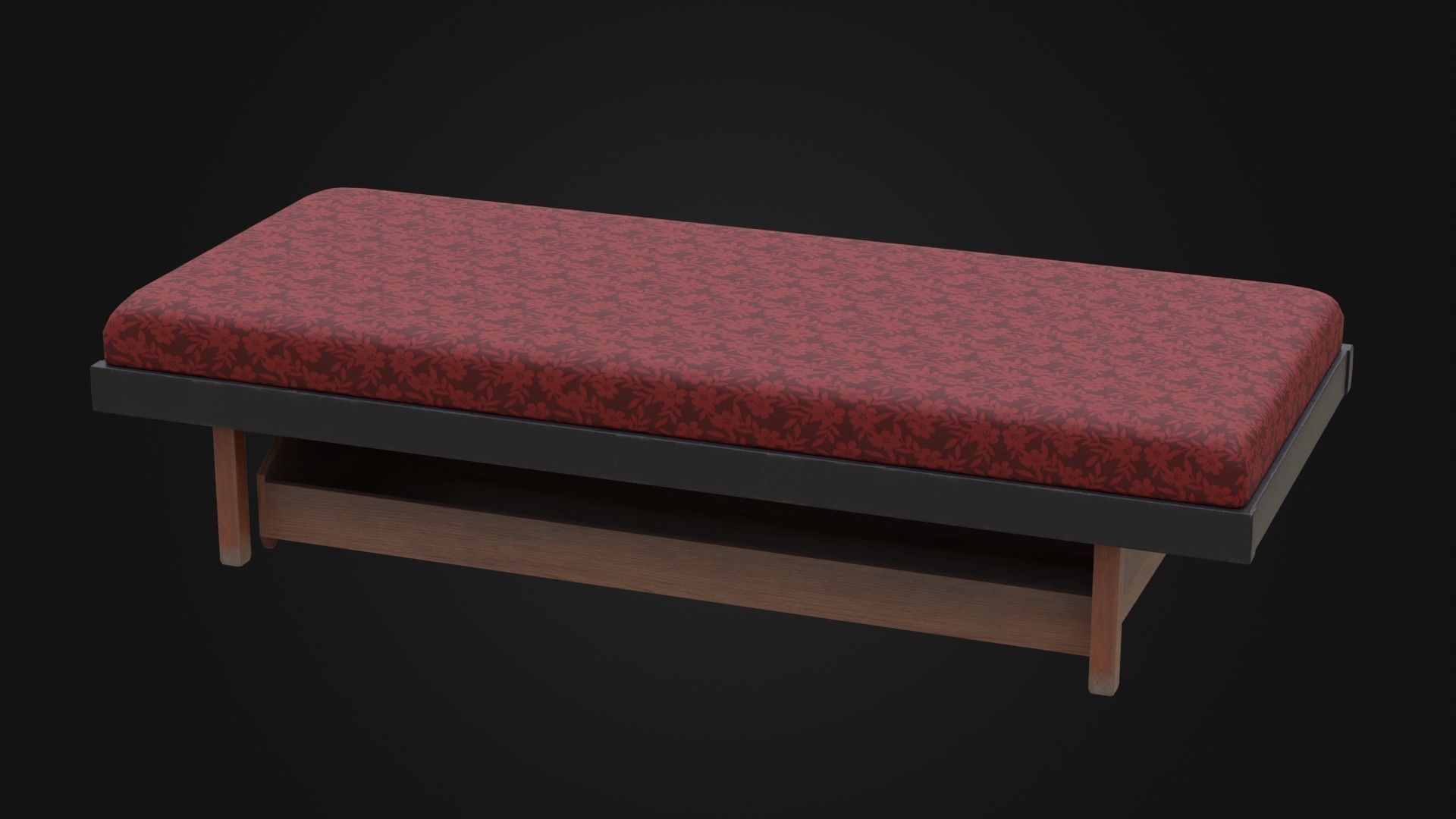 3D model Old worn soviet bed VR / AR / low-poly | CGTrader