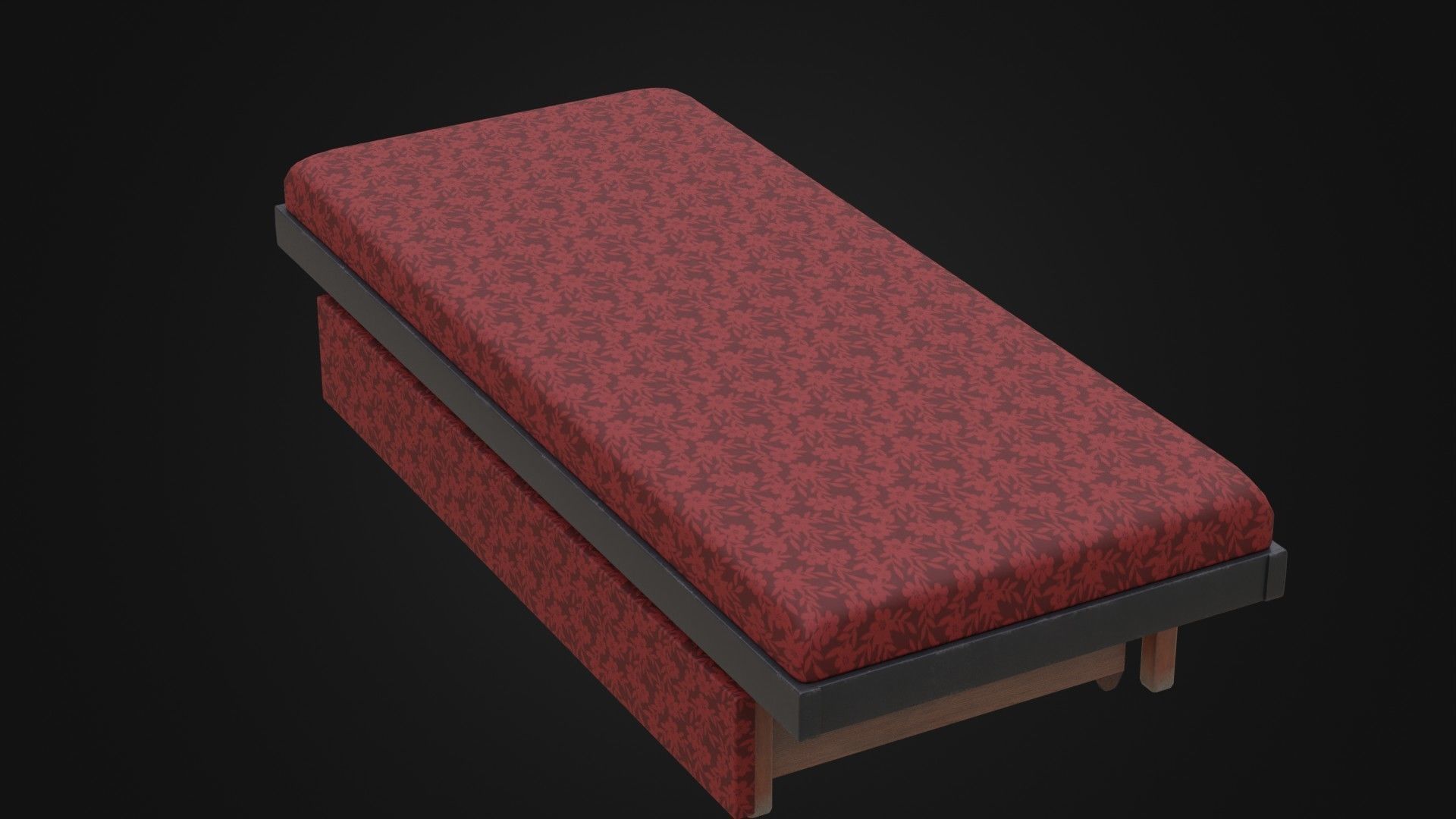 3D model Old worn soviet bed VR / AR / low-poly | CGTrader