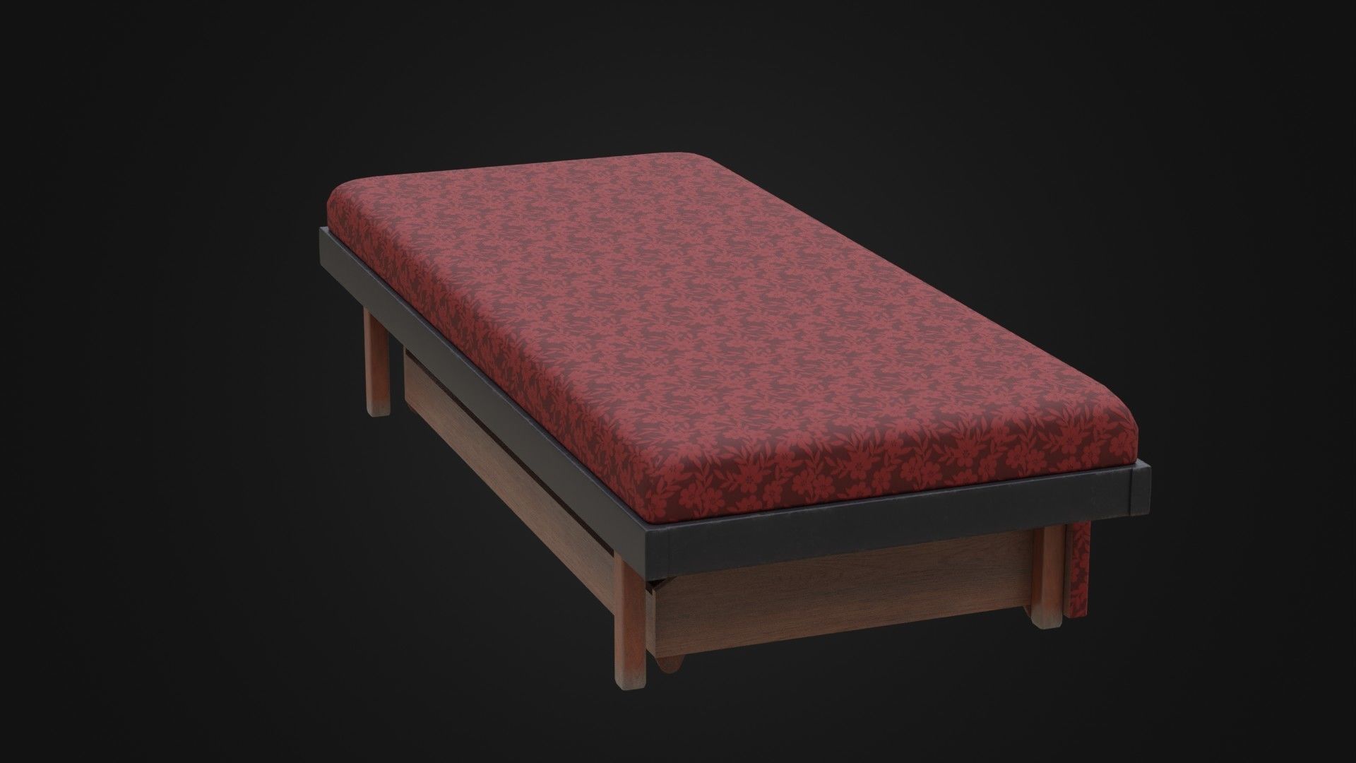3D model Old worn soviet bed VR / AR / low-poly | CGTrader
