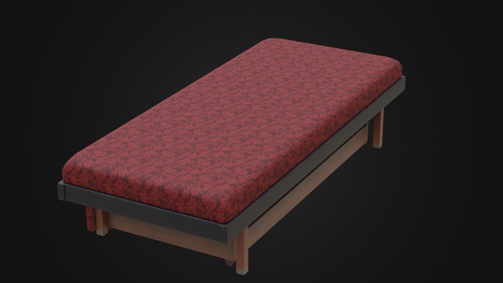 3D model Old worn soviet bed VR / AR / low-poly | CGTrader