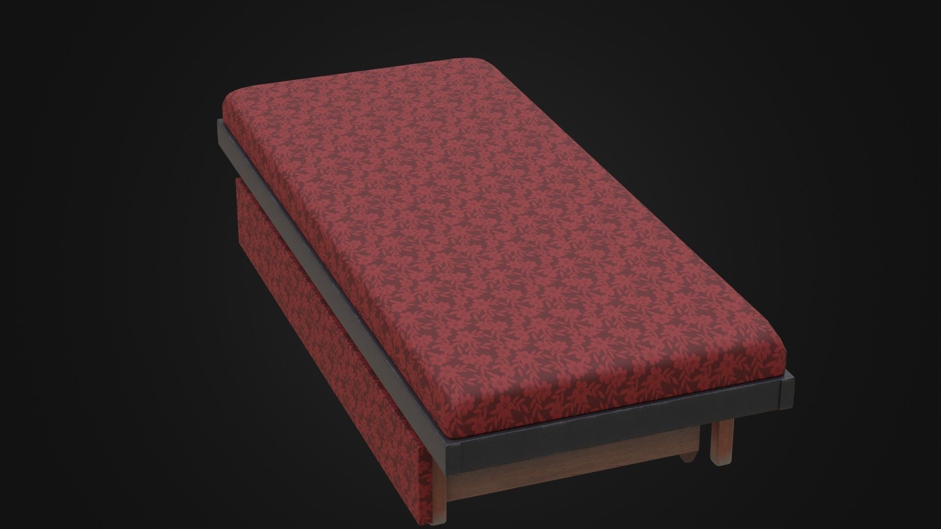 3D model Old worn soviet bed VR / AR / low-poly | CGTrader