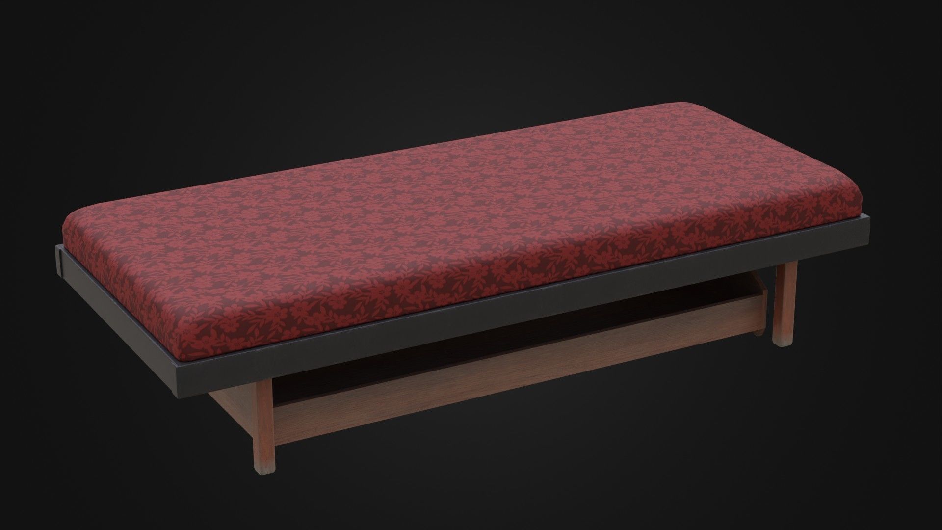3D model Old worn soviet bed VR / AR / low-poly | CGTrader