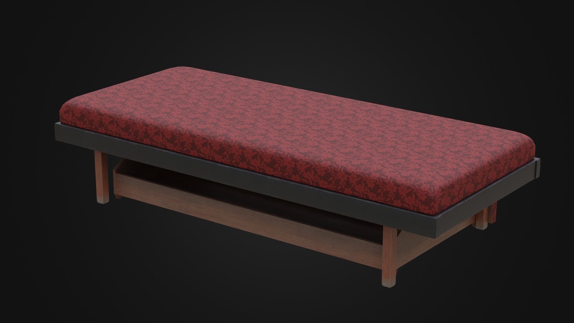 3D model Old worn soviet bed VR / AR / low-poly | CGTrader