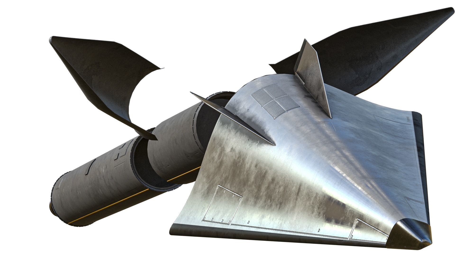 Avangard nuclear hypersonic rocket Vanguard 4202 RS-28 Sarmat 3D model | CGTrader