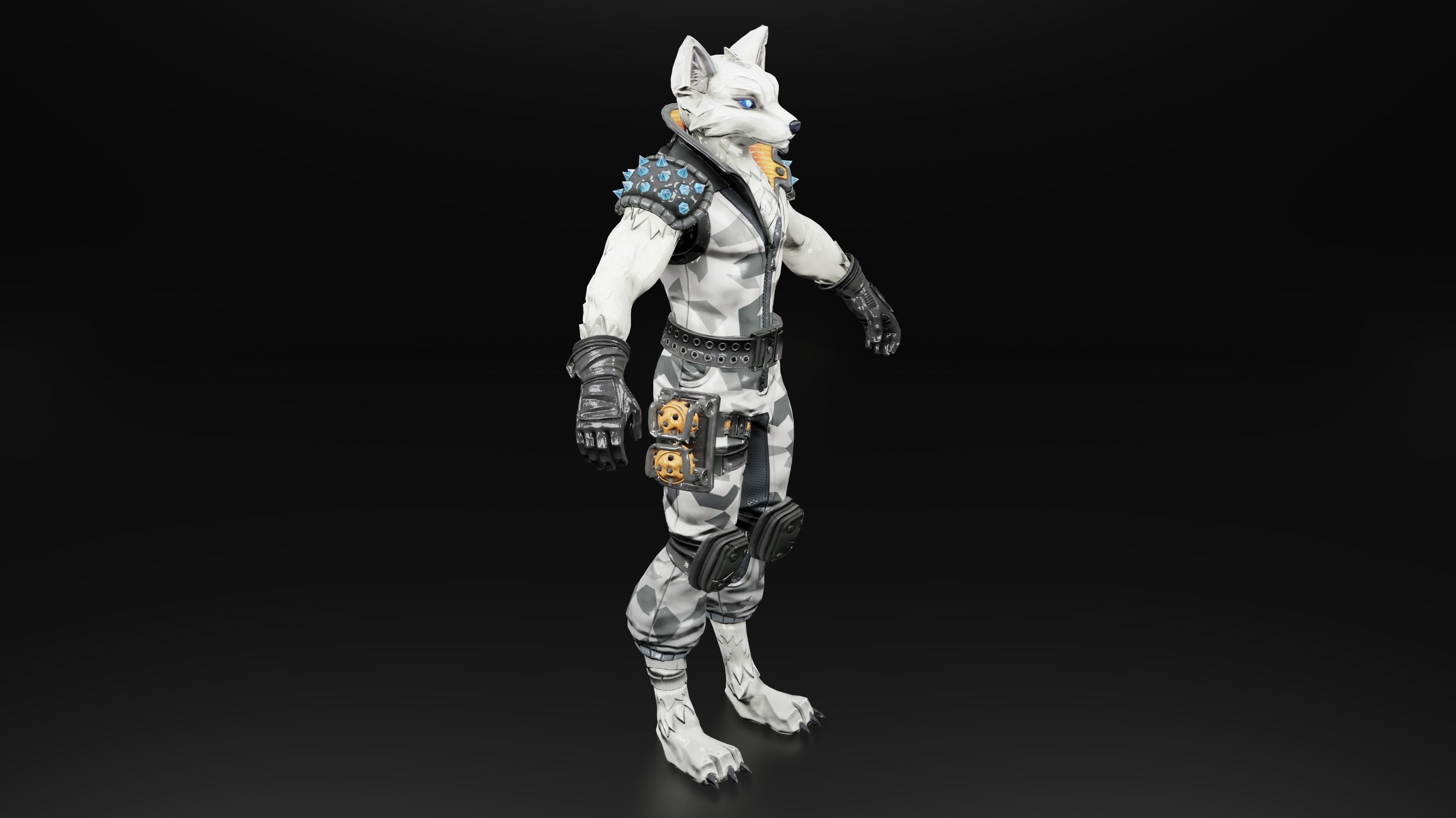 Volpez Rigged Model 3D model rigged | CGTrader