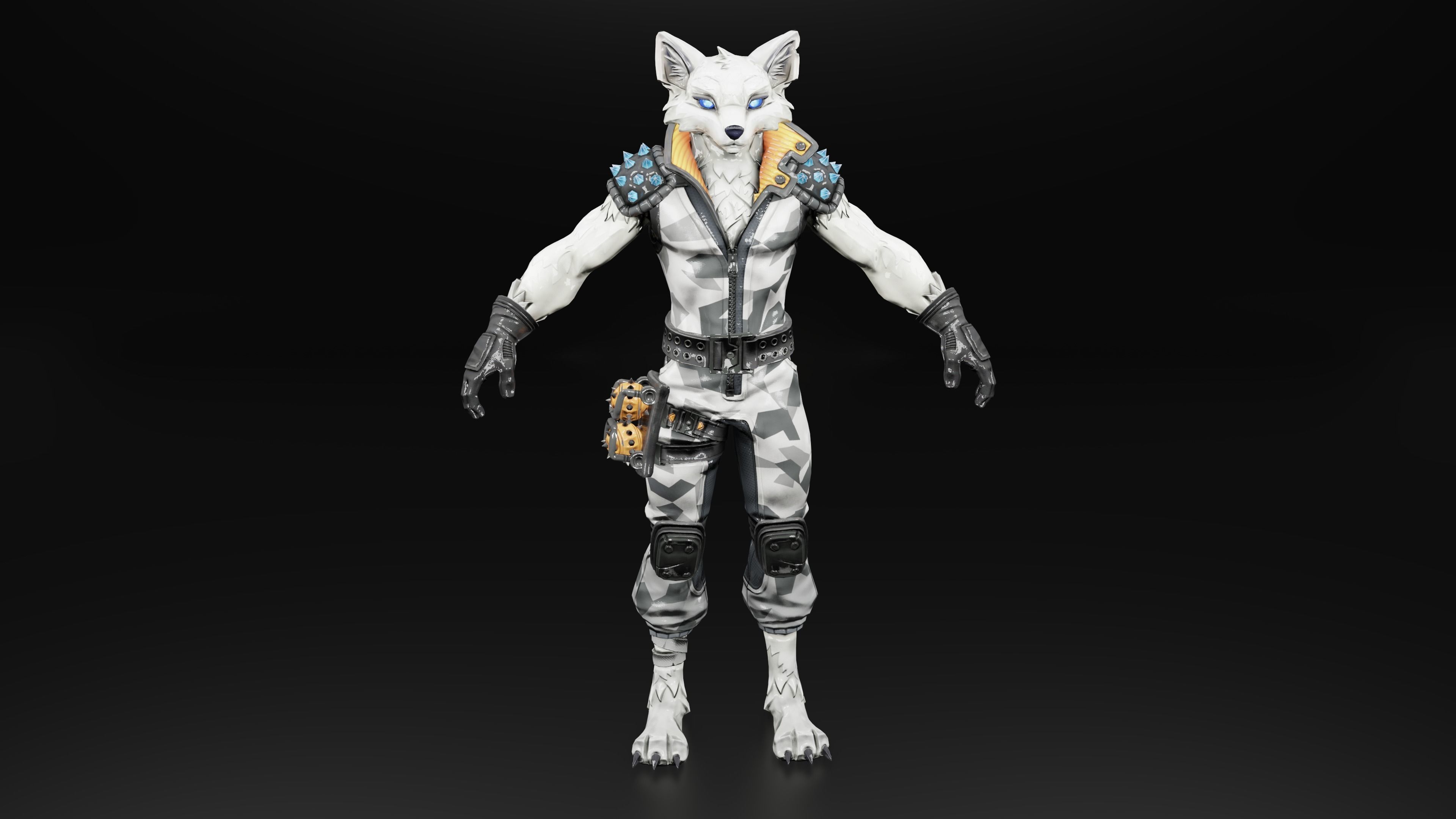 Volpez Rigged Model 3D model rigged | CGTrader