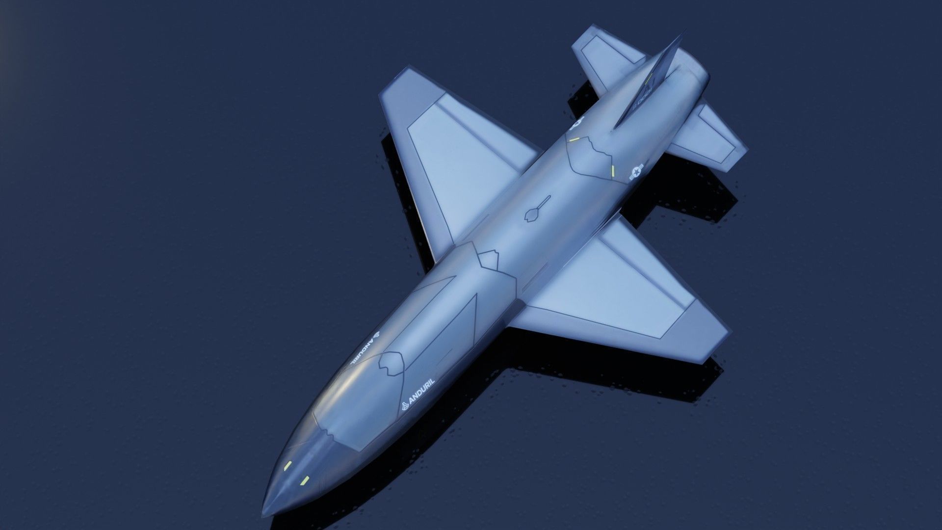 3D model Anduril Fury UAV VR / AR / low-poly | CGTrader