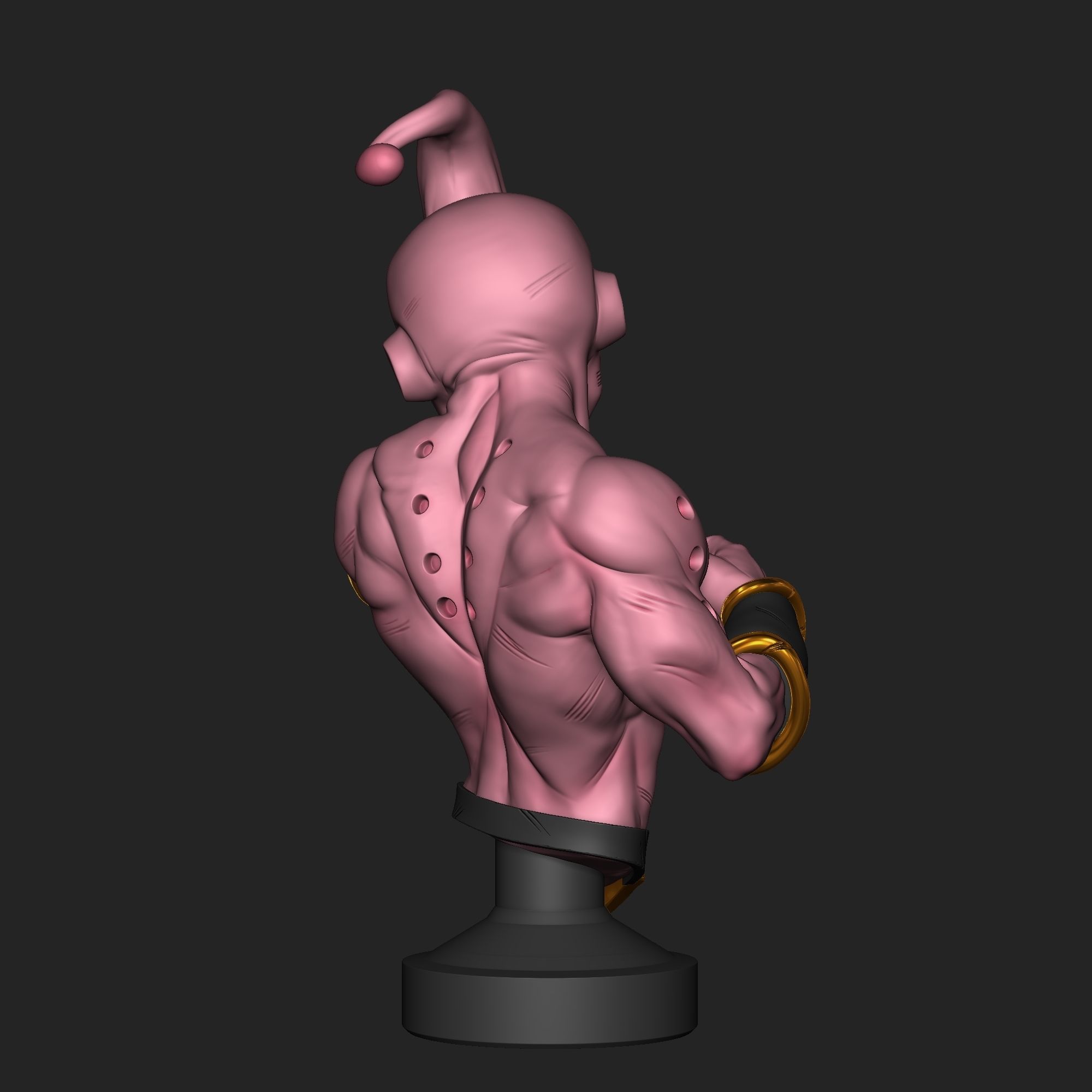 KID BUU DRAGON BALL BUST 3D model 3D printable | CGTrader