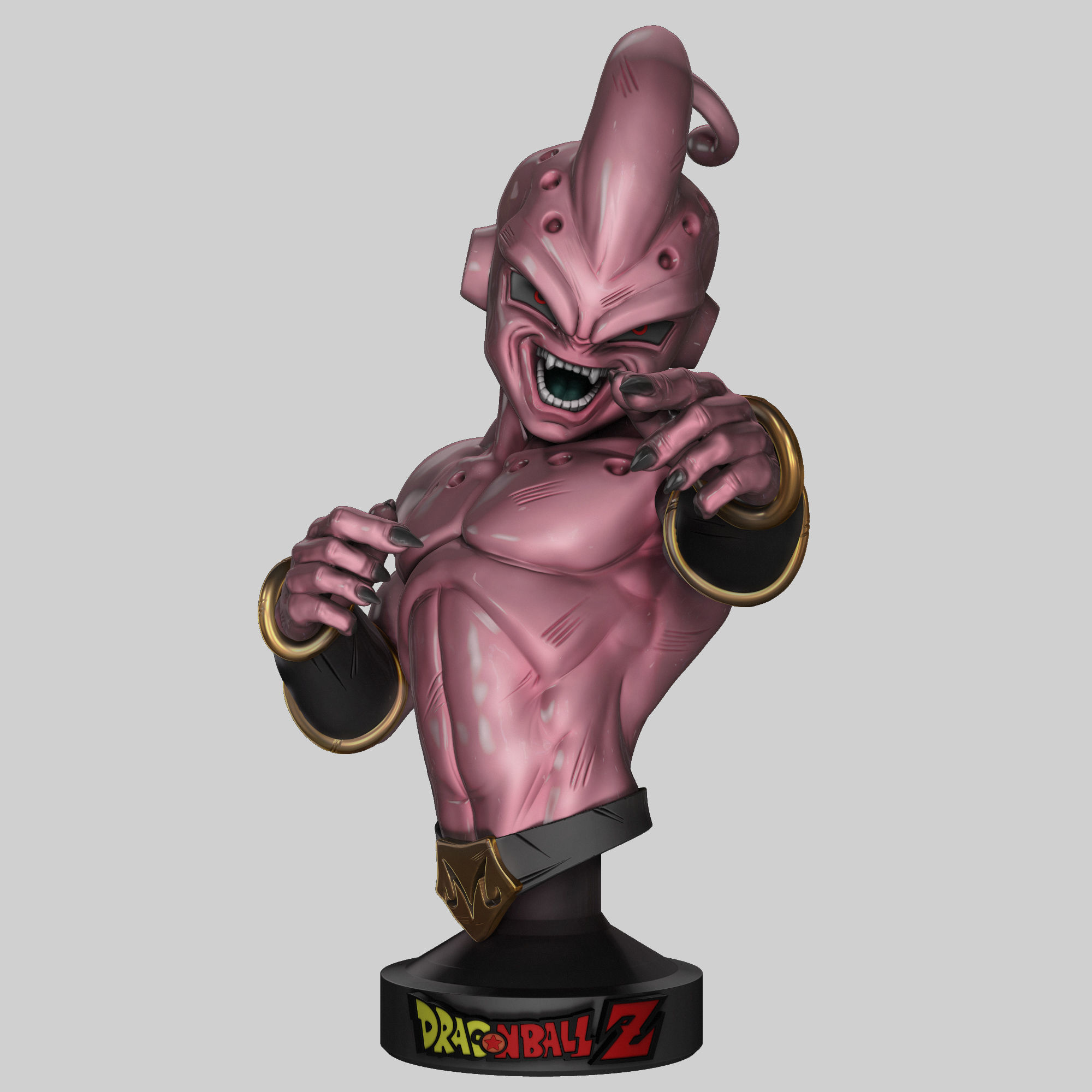 KID BUU DRAGON BALL BUST 3D model 3D printable | CGTrader