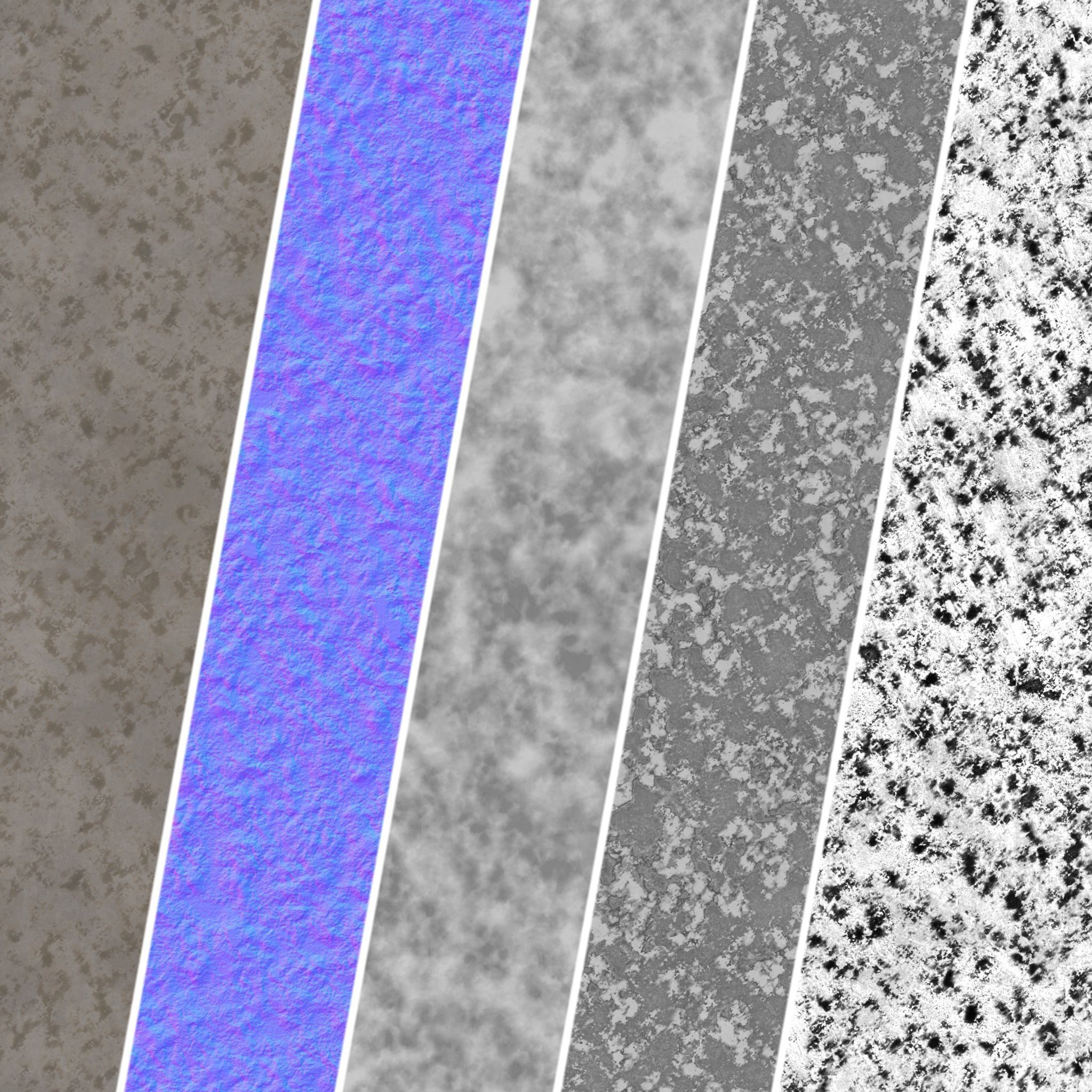 Texture Plaster Materials 36- Metalic Plaster Wall sbsar pbr 4k ...