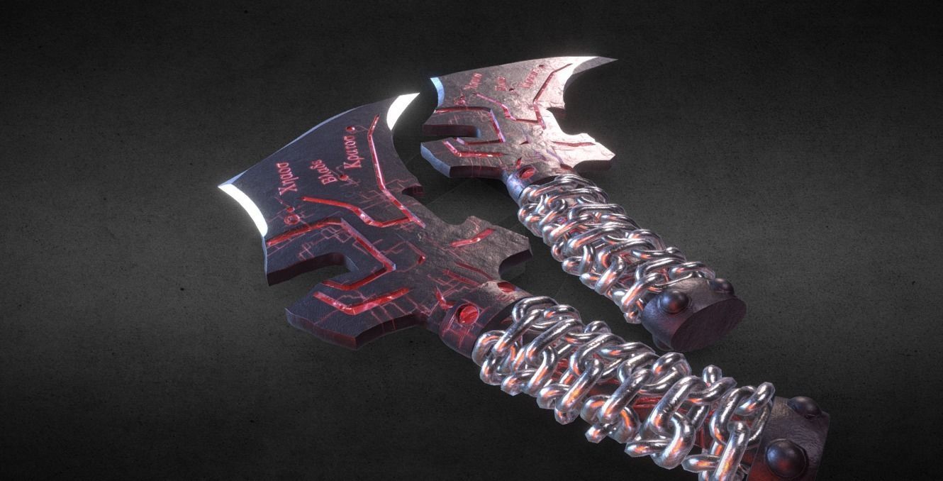 3D model Demon blade Kratos VR / AR / low-poly | CGTrader