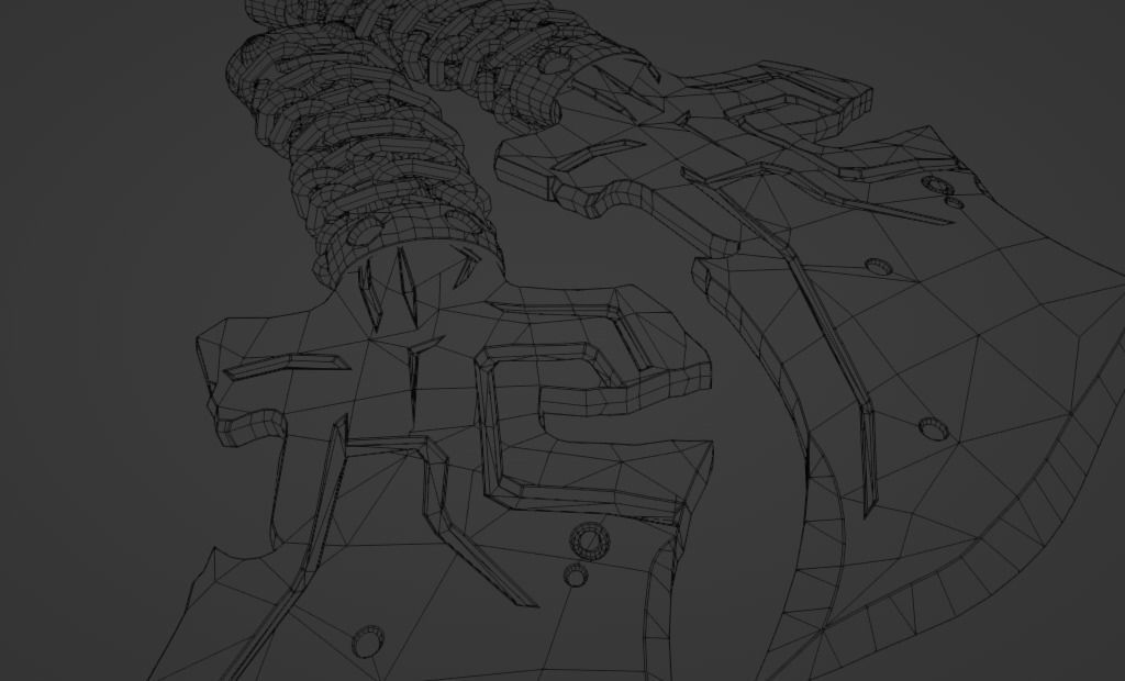 3D model Demon blade Kratos VR / AR / low-poly | CGTrader