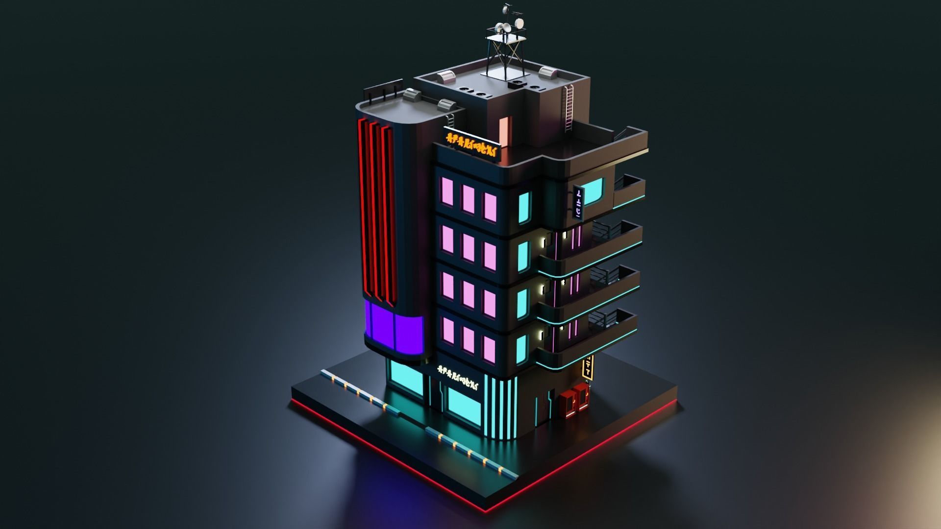 Cyberpunk Apartment 2 3D model | CGTrader