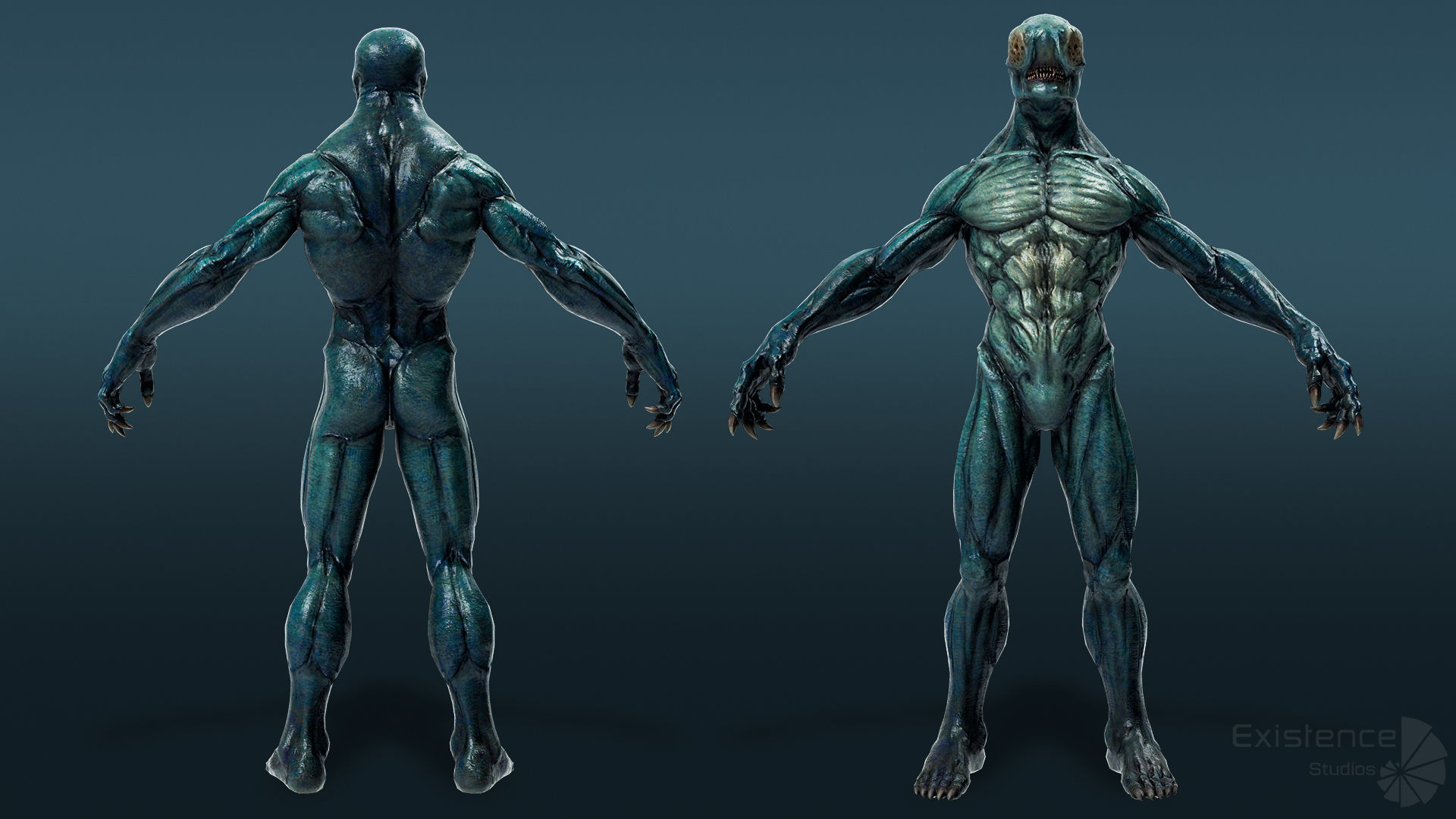 3D model Alien Creature 02 - Stylized Monsters Animation UFO Enemy - 16 ...