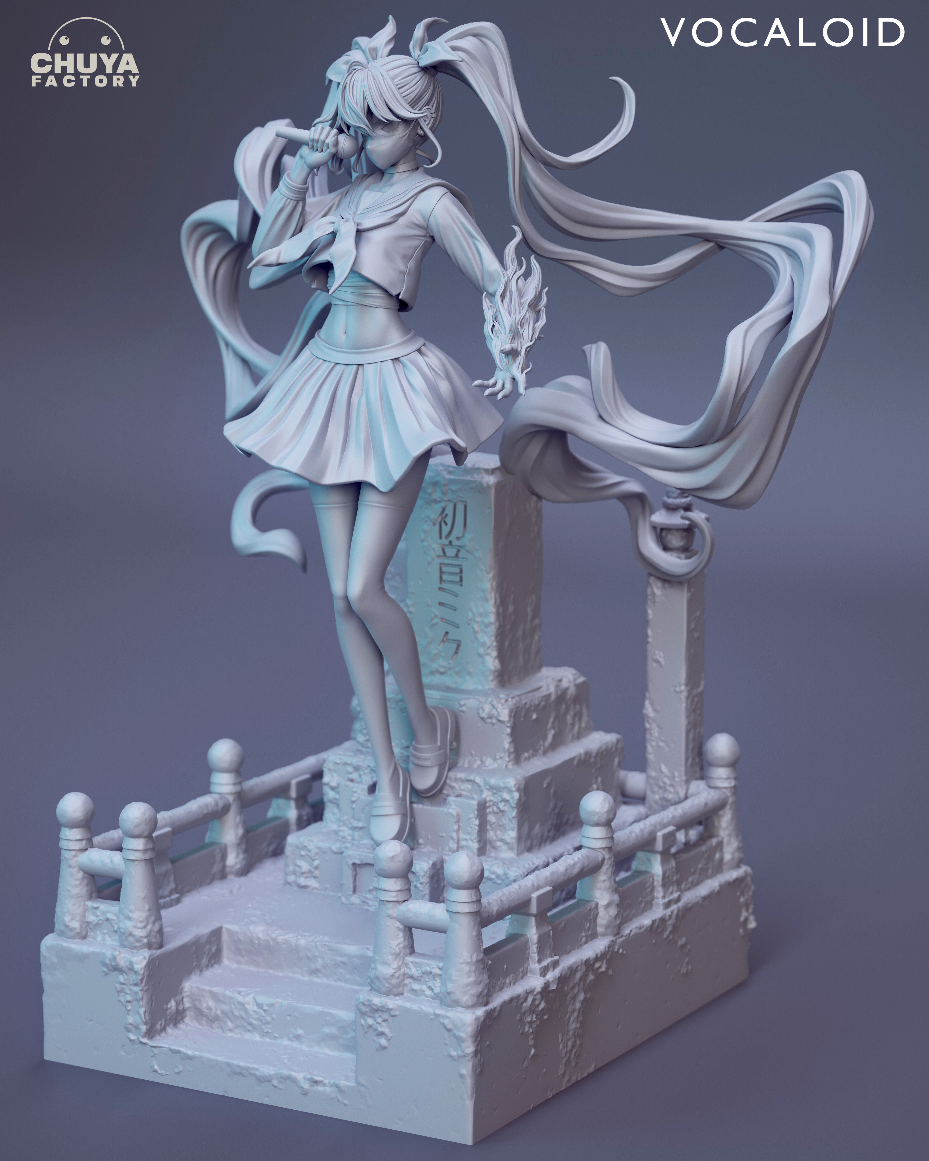 Hatsune Miku 3D model 3D printable | CGTrader
