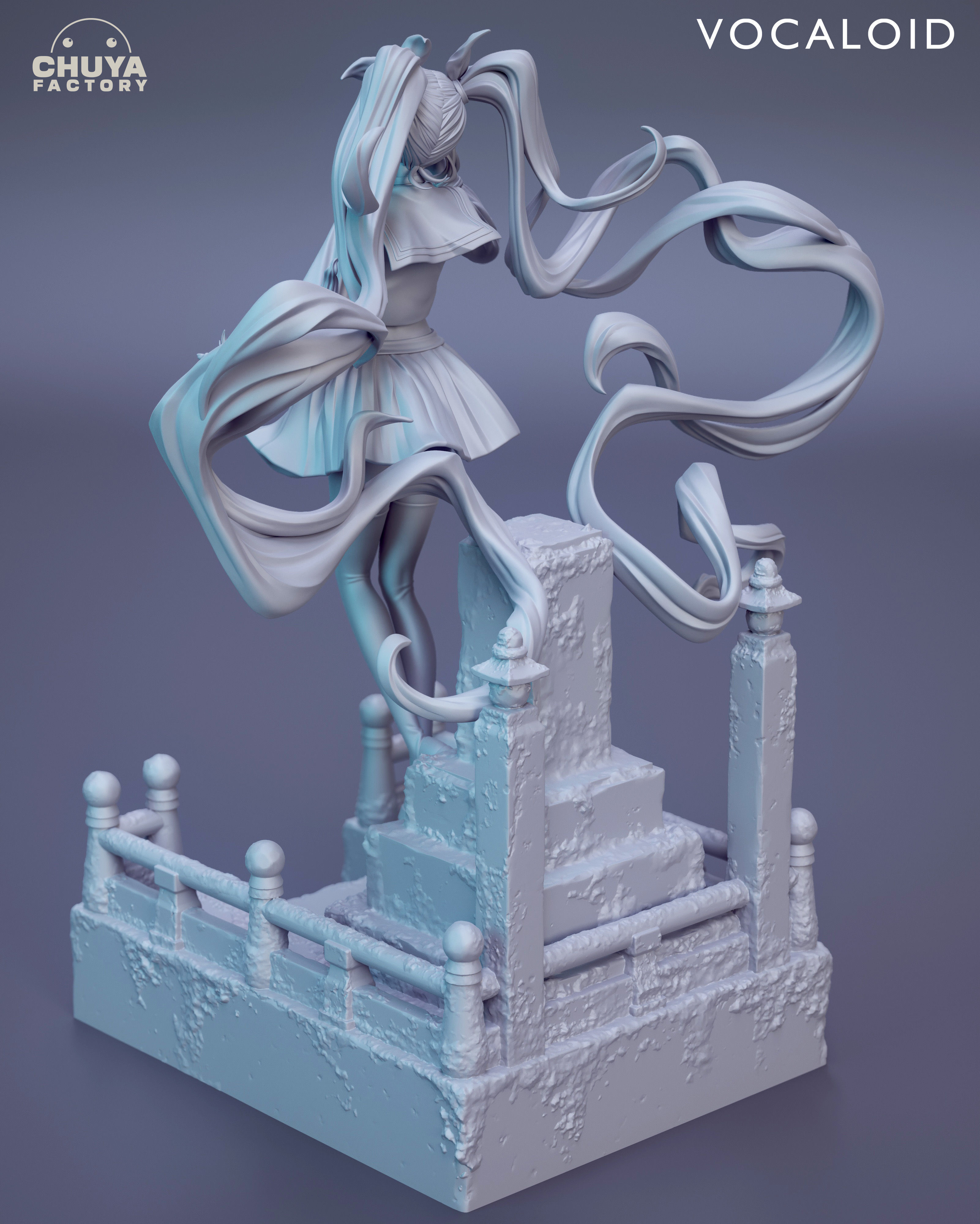 Hatsune Miku 3D model 3D printable | CGTrader