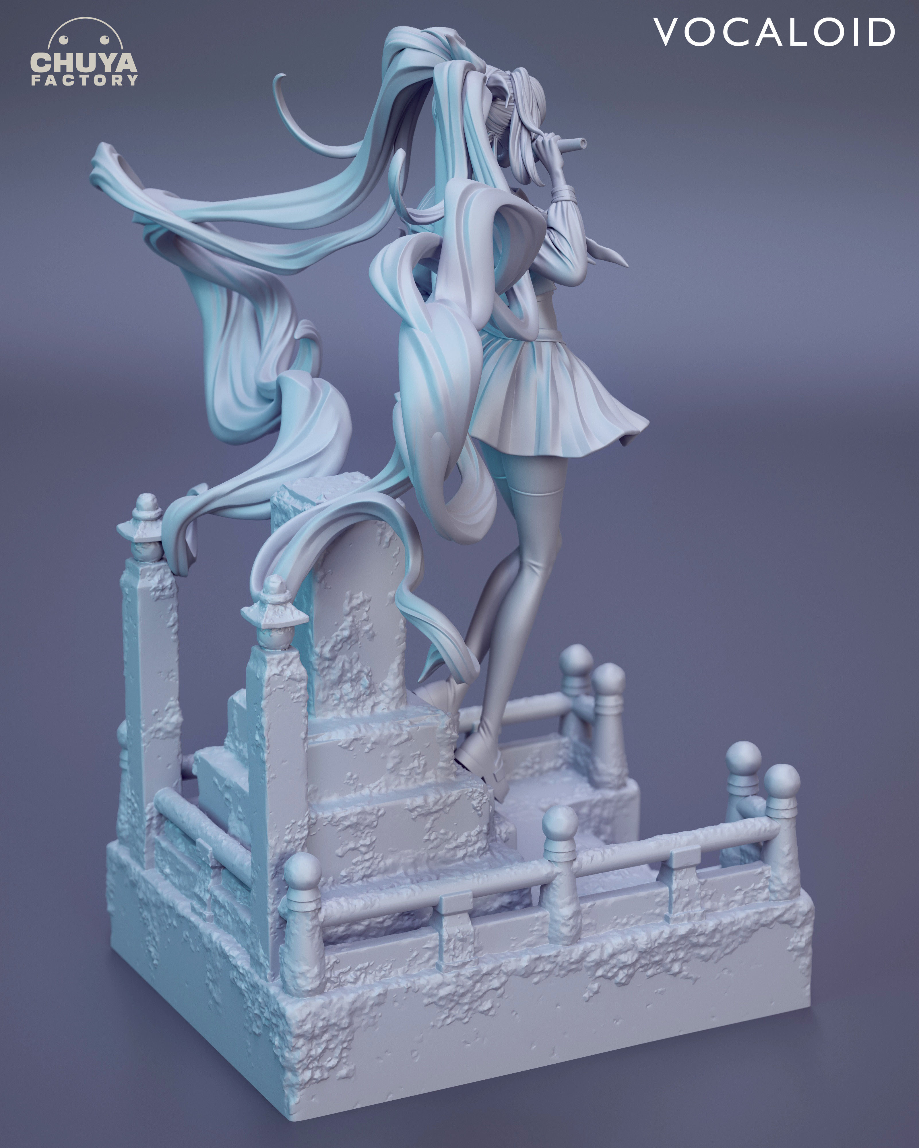 Hatsune Miku 3d Model 3d Printable Cgtrader 1427