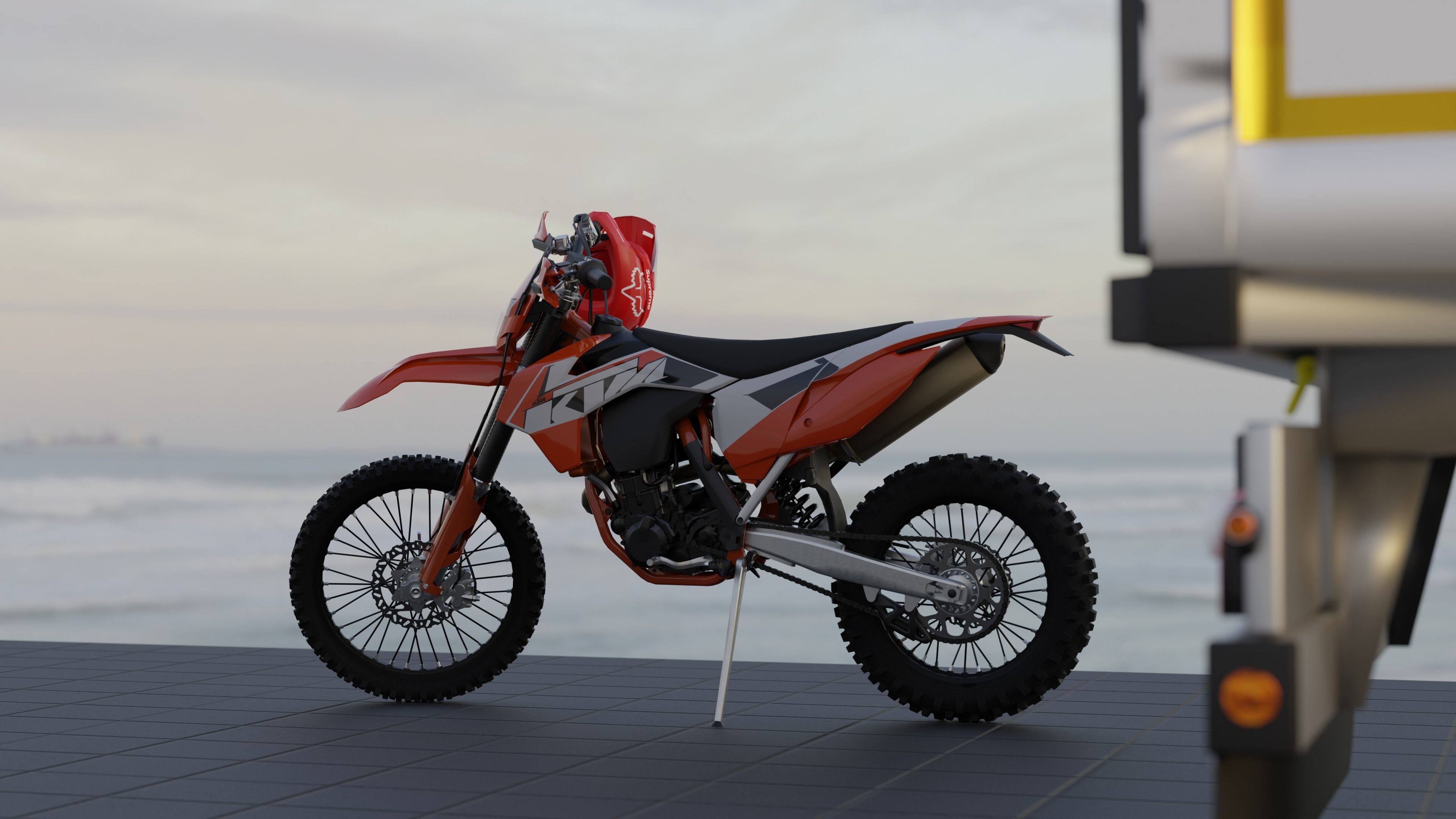 2023 KTM XC-350F 3D model | CGTrader