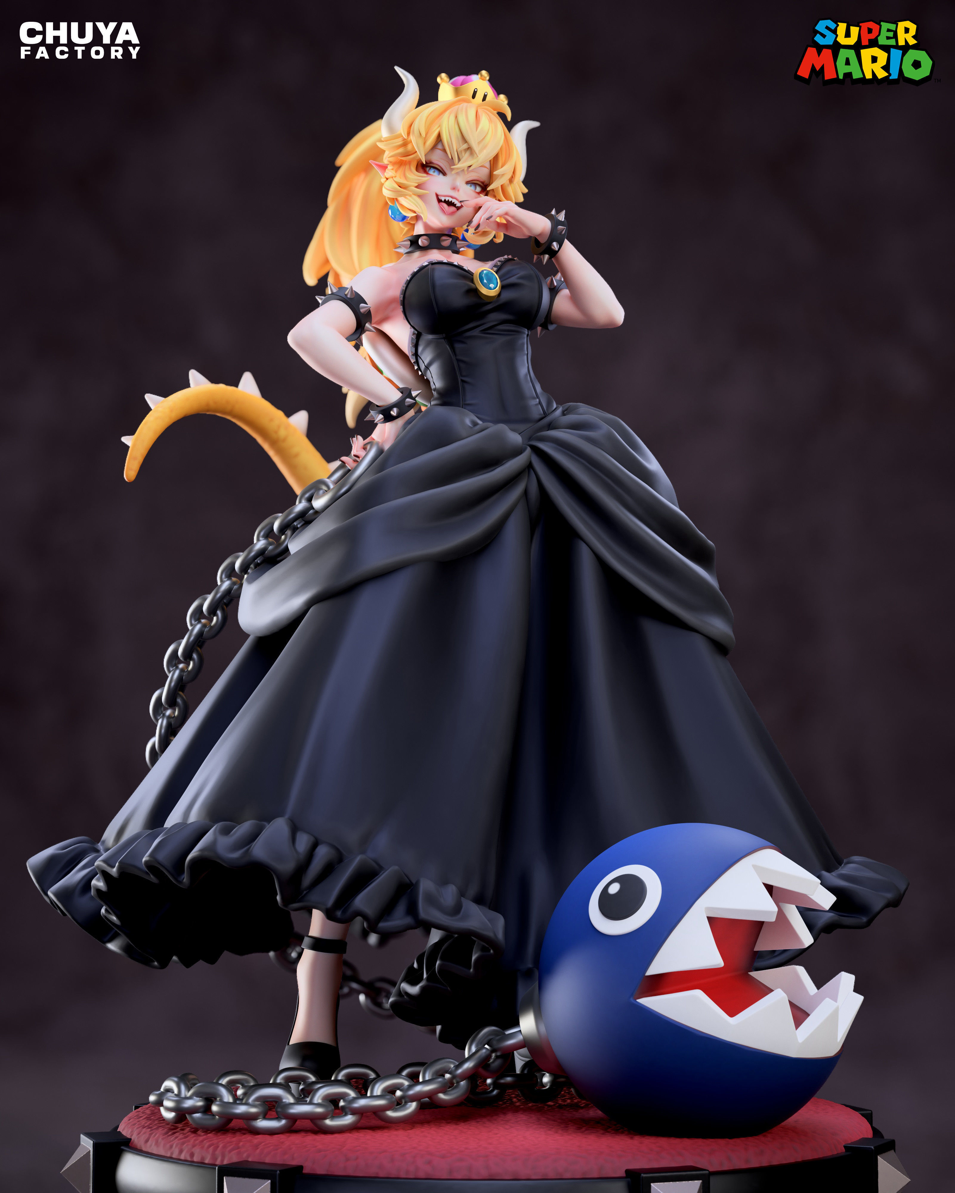 Bowsette 3D model 3D printable | CGTrader