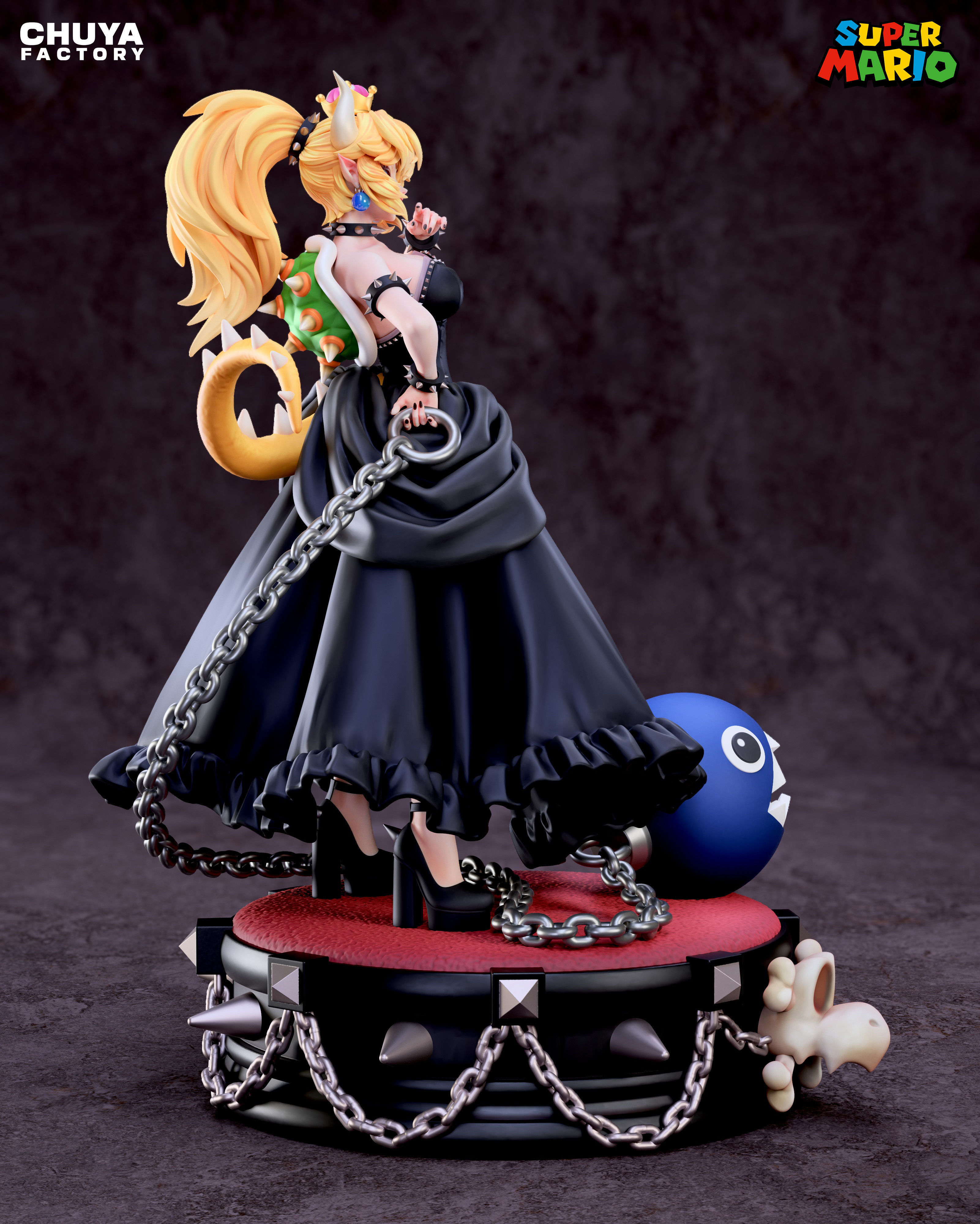 Bowsette 3D model 3D printable | CGTrader