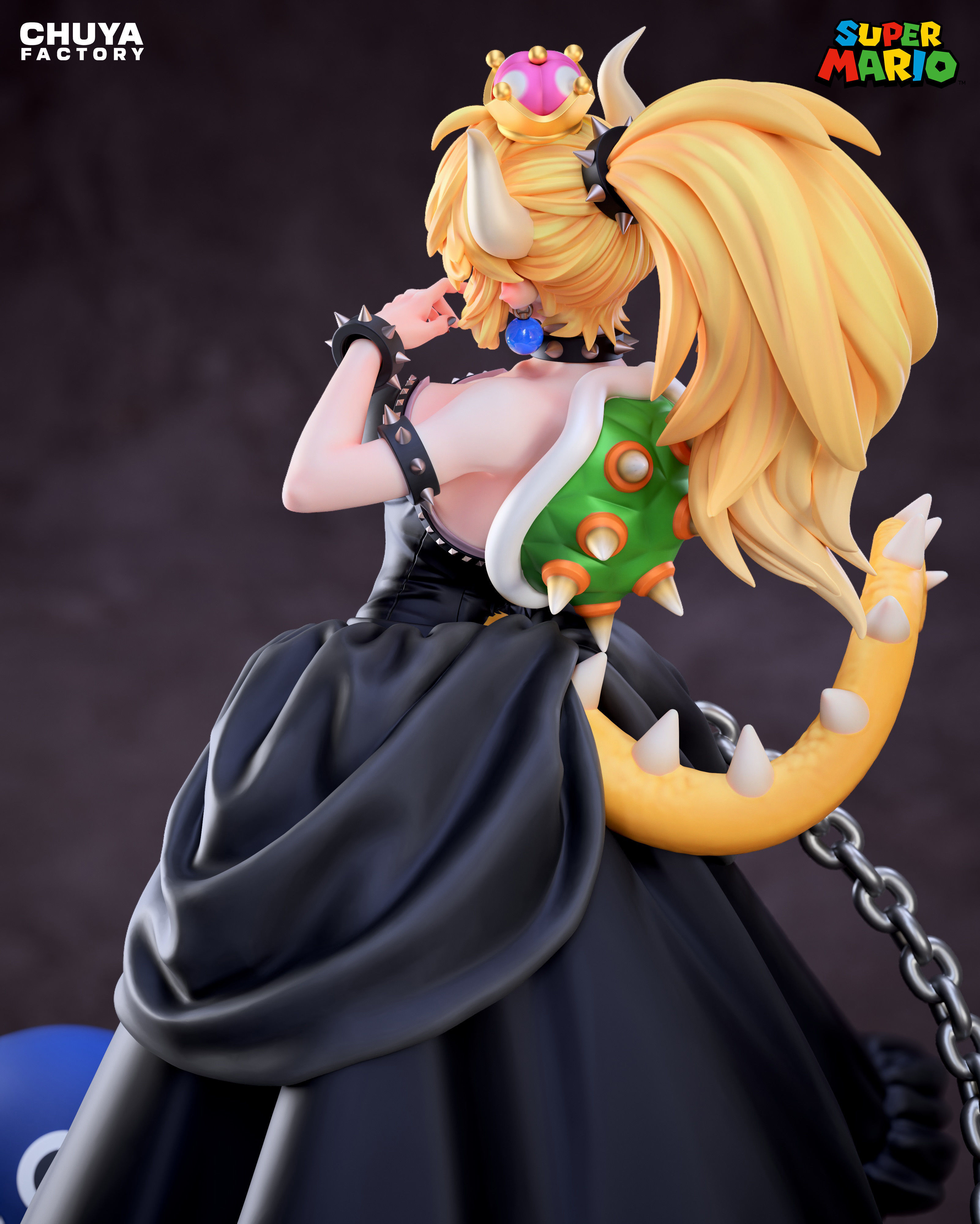 Bowsette 3D model 3D printable | CGTrader