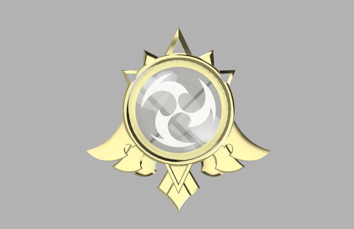 Genshin Impact Mondstadt Vision with elements 3D model 3D printable ...