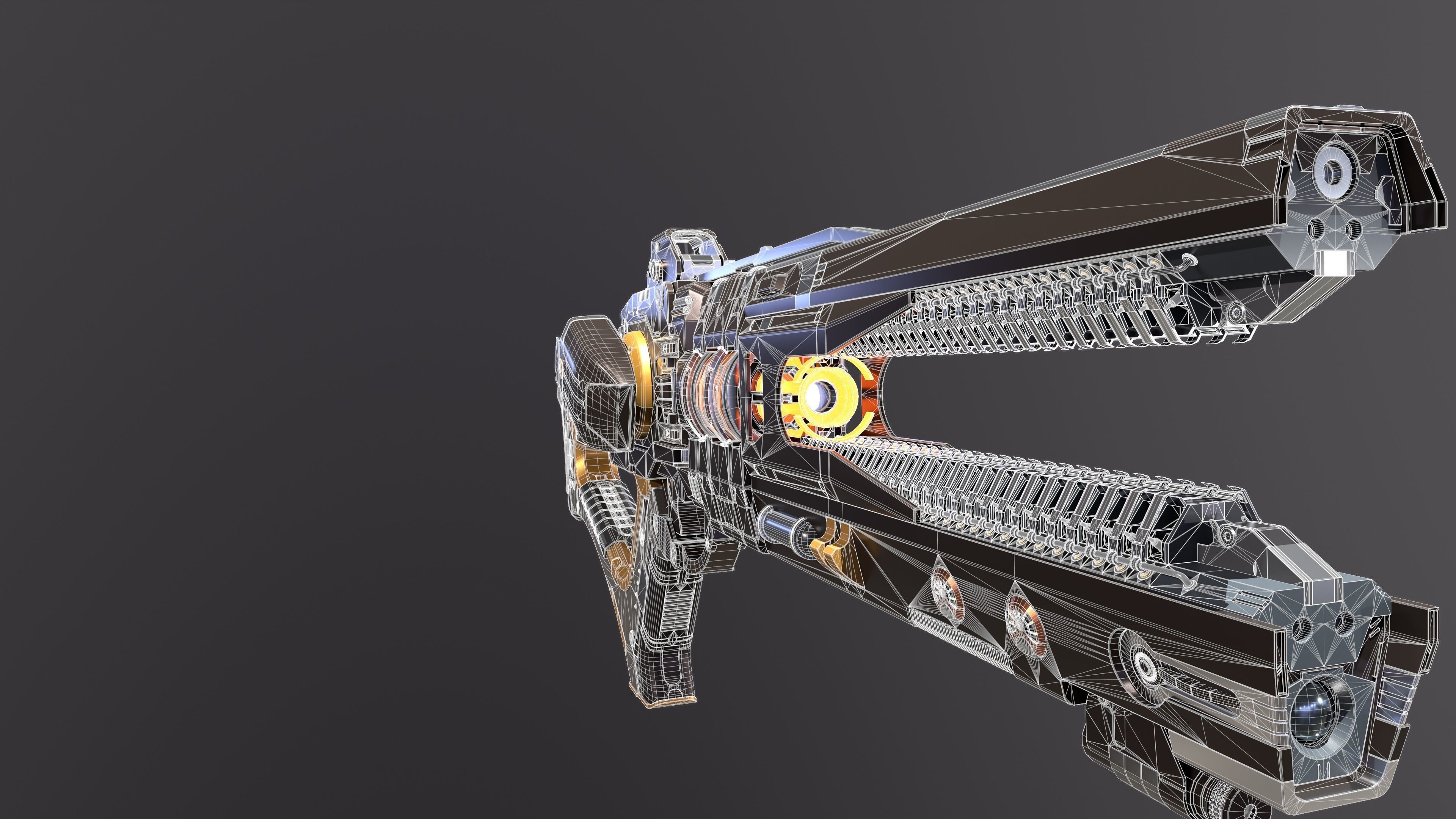 RGX Rail Gun 3D model | CGTrader