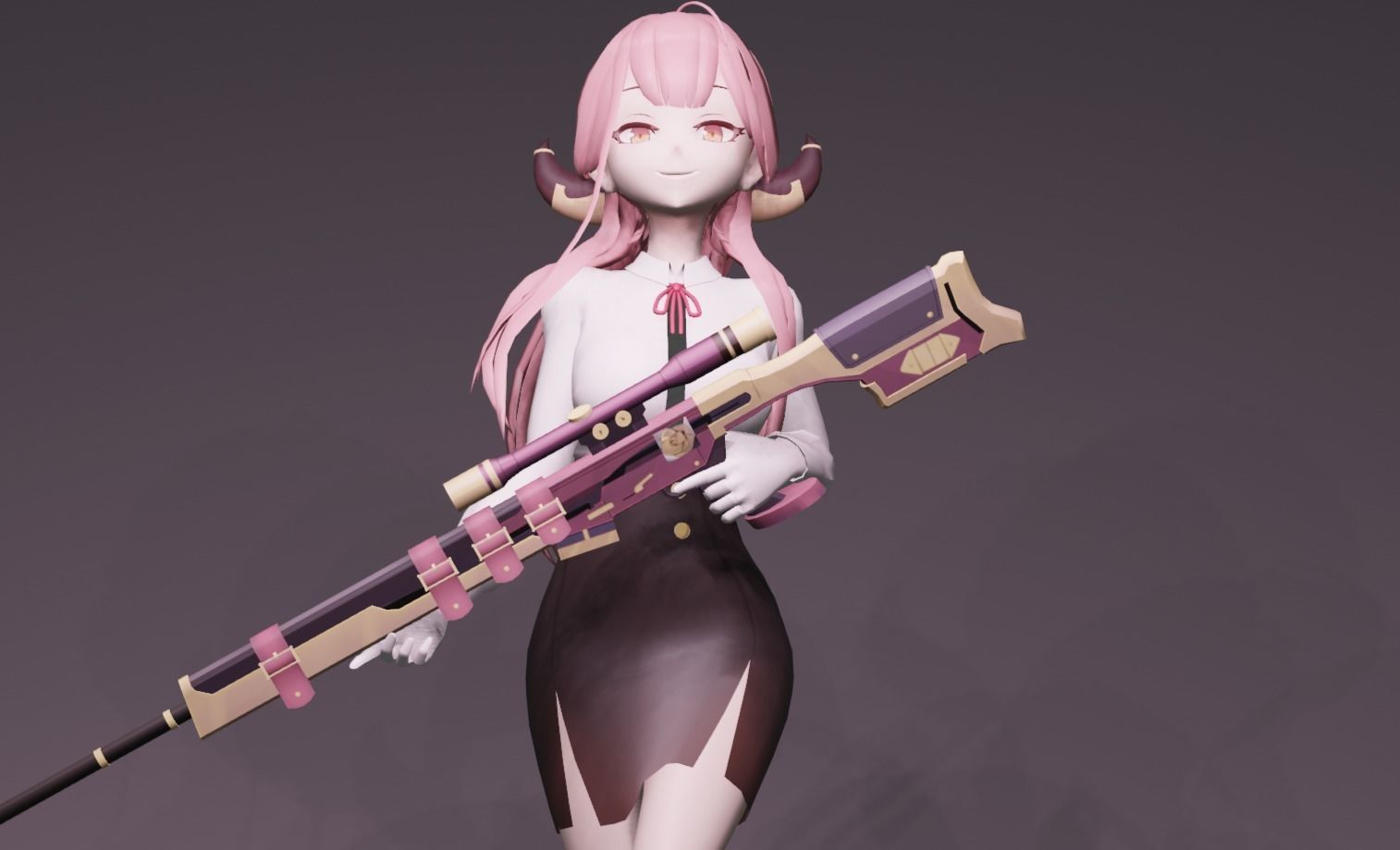 Anime Character - BA Aru 3D model | CGTrader