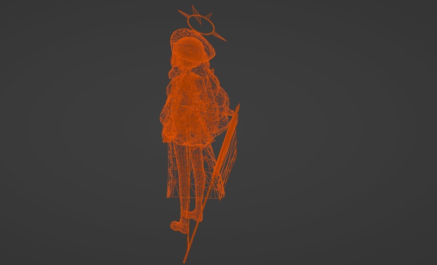 Anime Character - BA Iroha 3D model | CGTrader