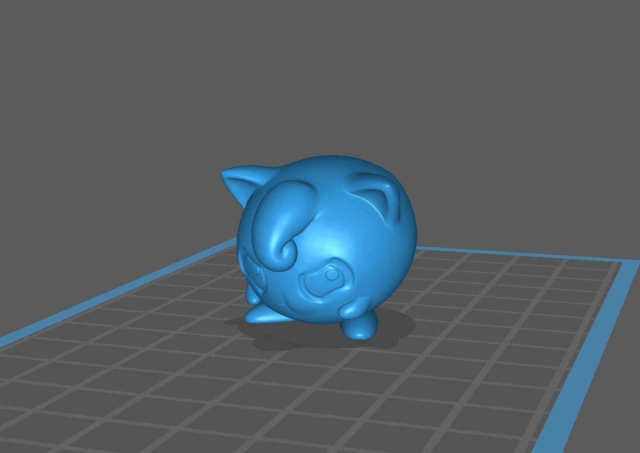 Jigglypuff pokemon 3D print model 3D model 3D printable | CGTrader