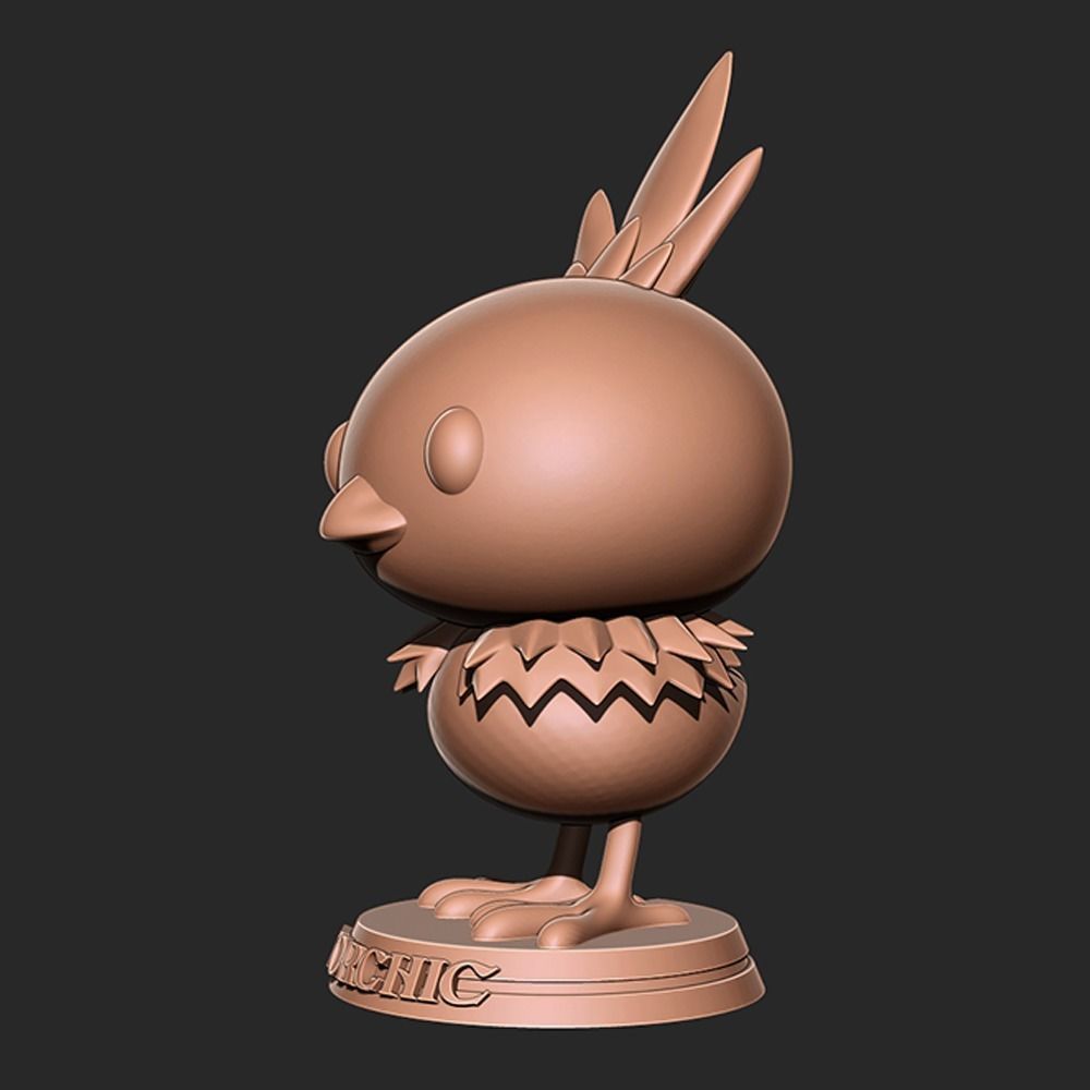 Torchic - Pokemon 3D model 3D printable | CGTrader