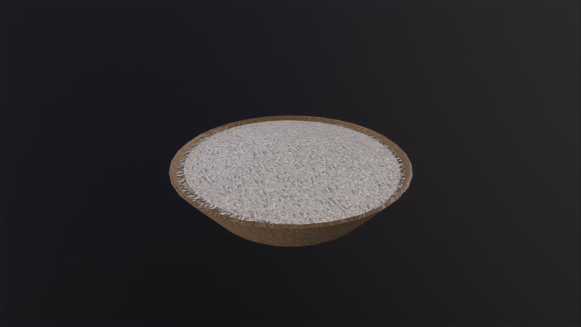 3D model rice in basket 3D Model VR / AR / low-poly | CGTrader