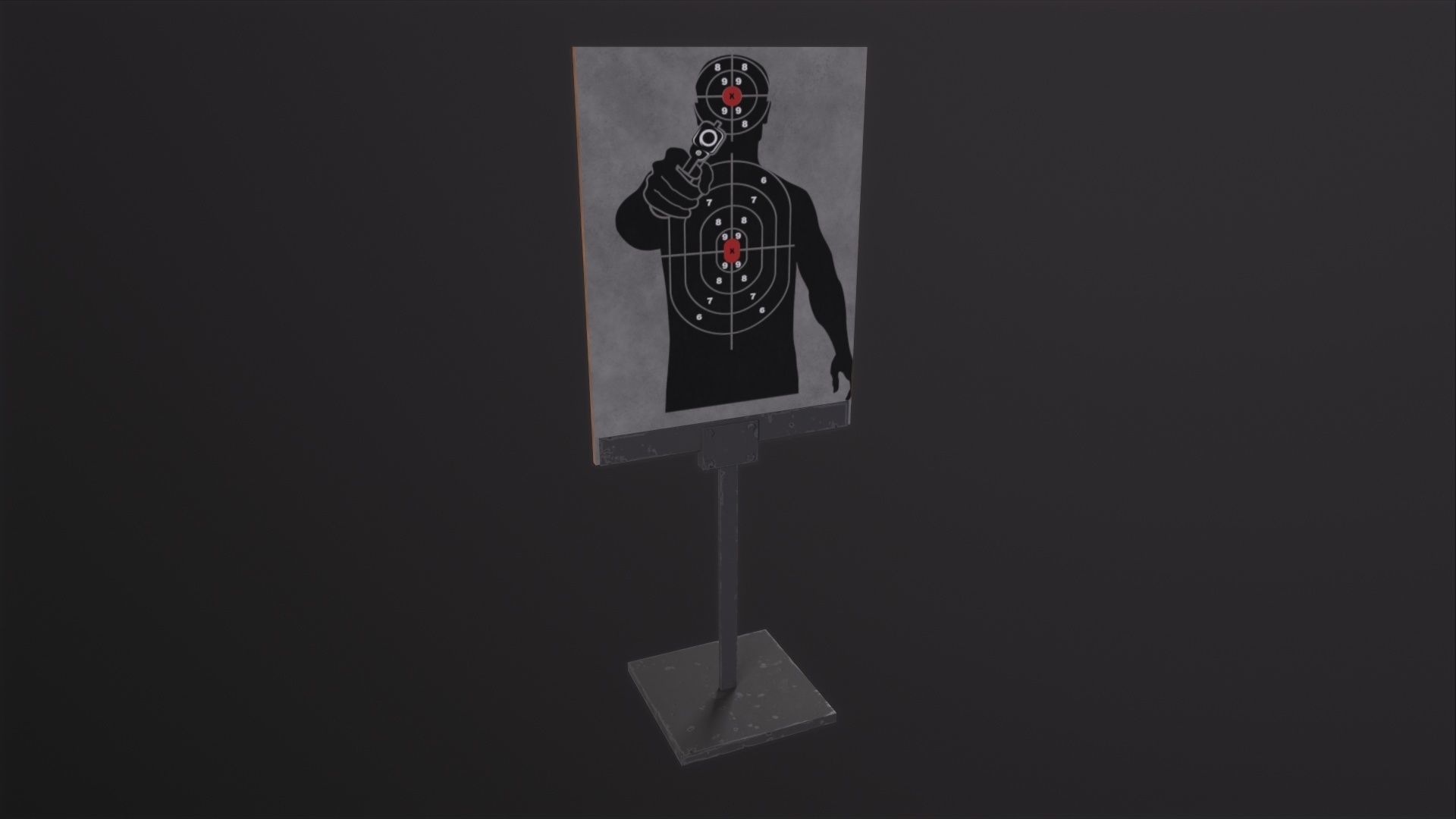 3D model Falling Target 3D Model VR / AR / low-poly | CGTrader
