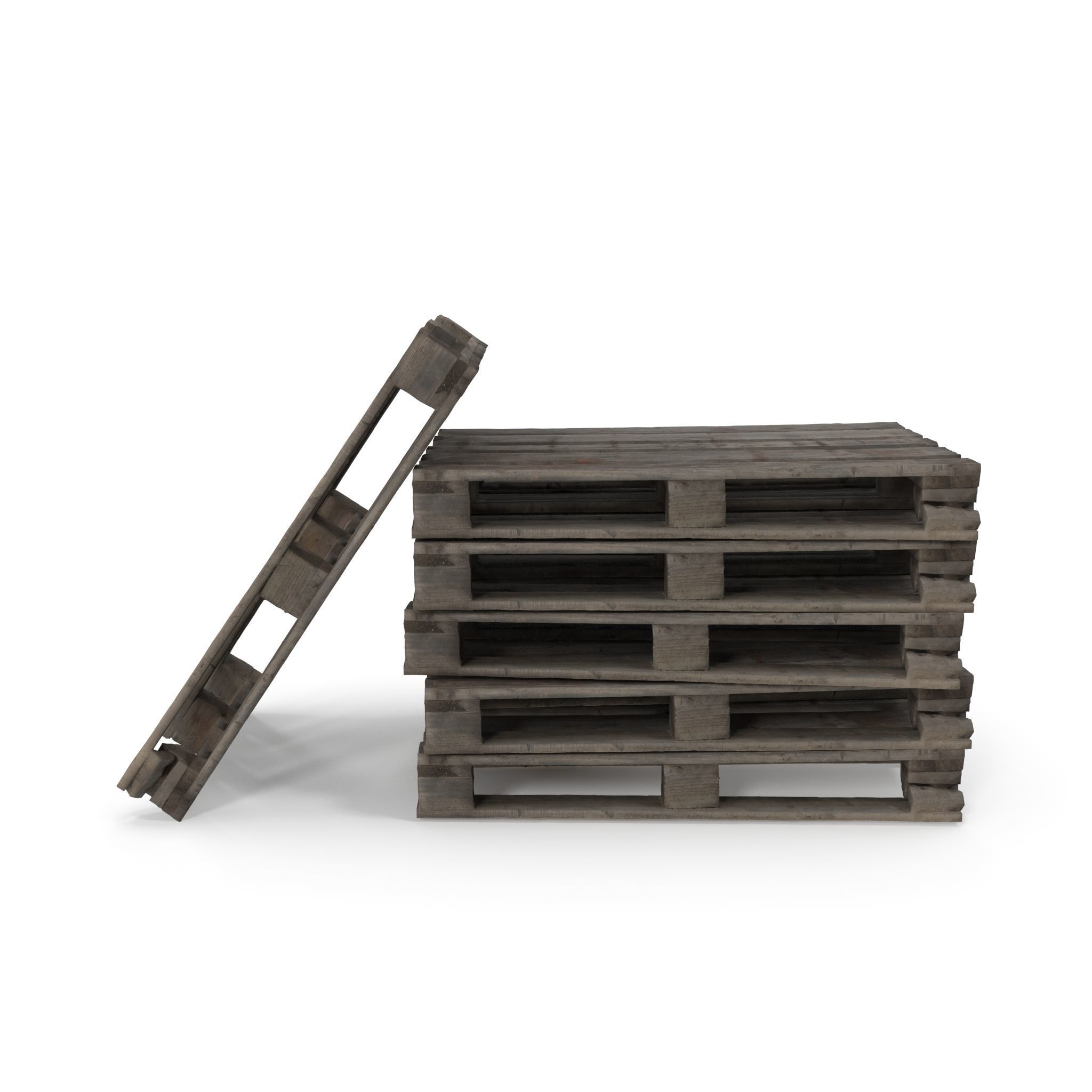 3D model Wooden Pallet Stack VR / AR / low-poly | CGTrader
