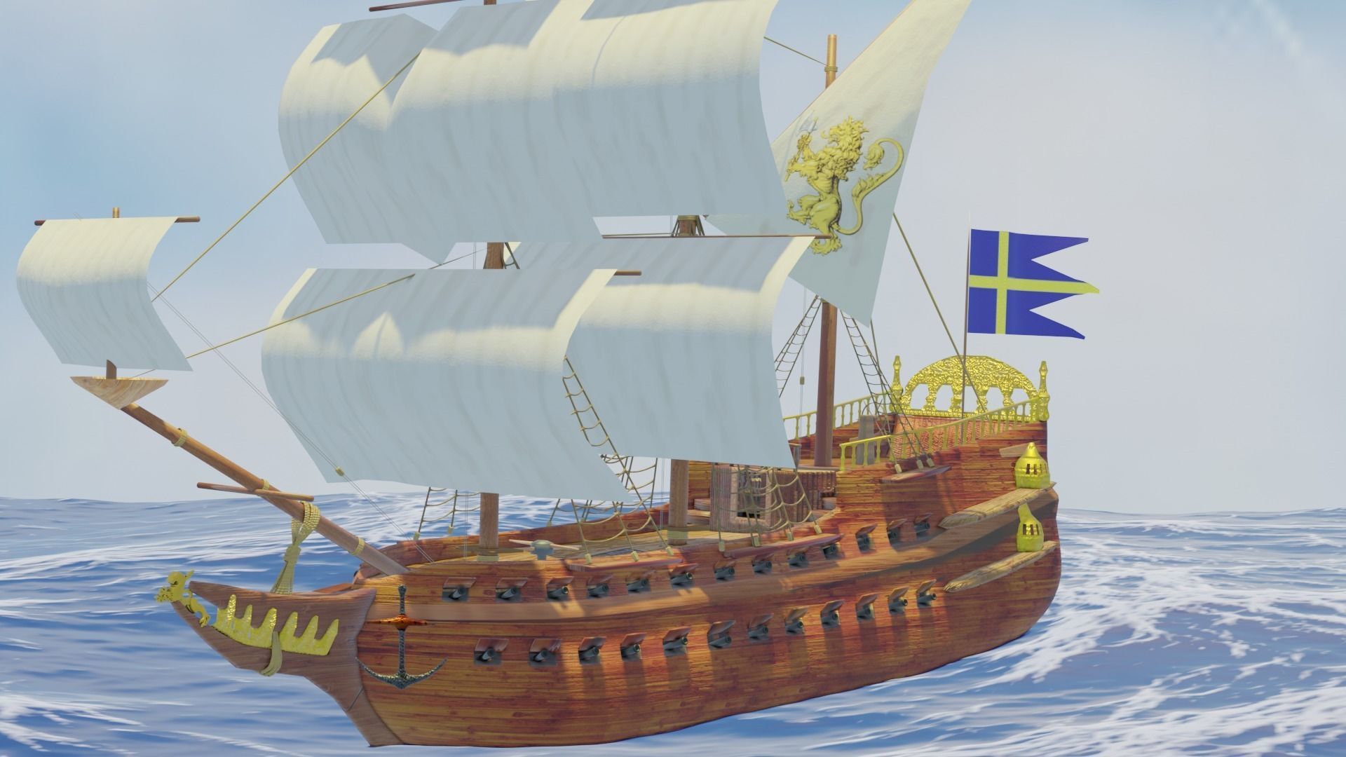 vasa regalship 3D model | CGTrader