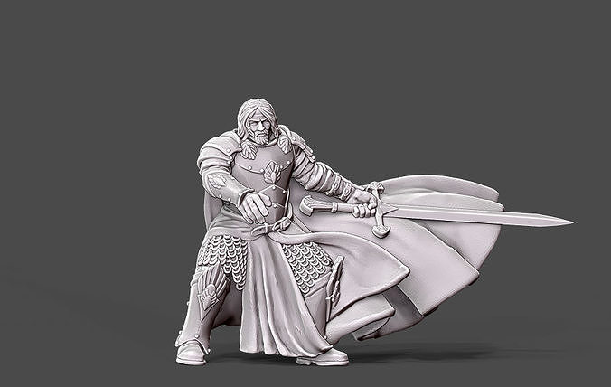 Knight - 35 mm scale 3D model 3D printable | CGTrader