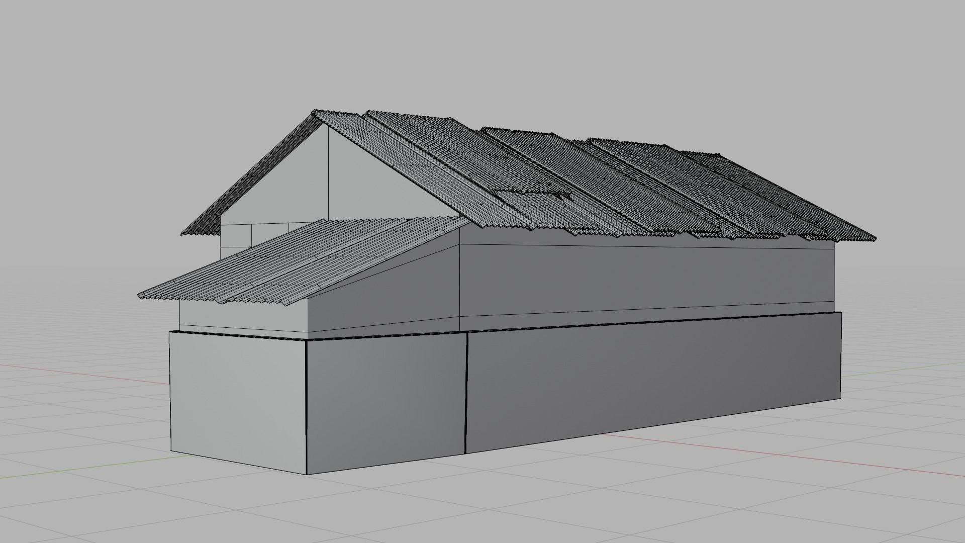 3D model ORDINARY ASIAN HOUSE VR / AR / low-poly | CGTrader