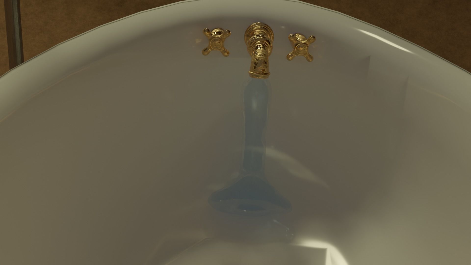 3D model female in bath scene VR / AR / low-poly | CGTrader