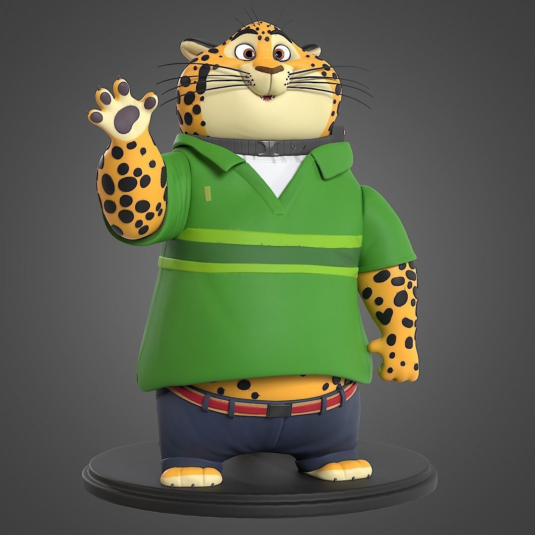 Clawhauser for printing 3D model 3D printable | CGTrader