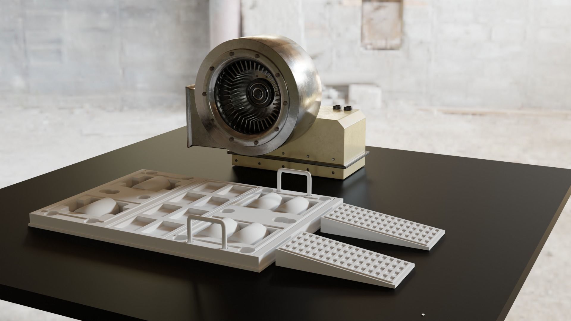 1 64 printable fan exhaust dyno room 3D model 3D printable | CGTrader